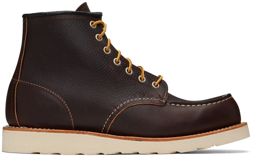 Red Wing 8847 Heritage Work 6 Moc Toe Boot - Black Cherry Excalibur ...