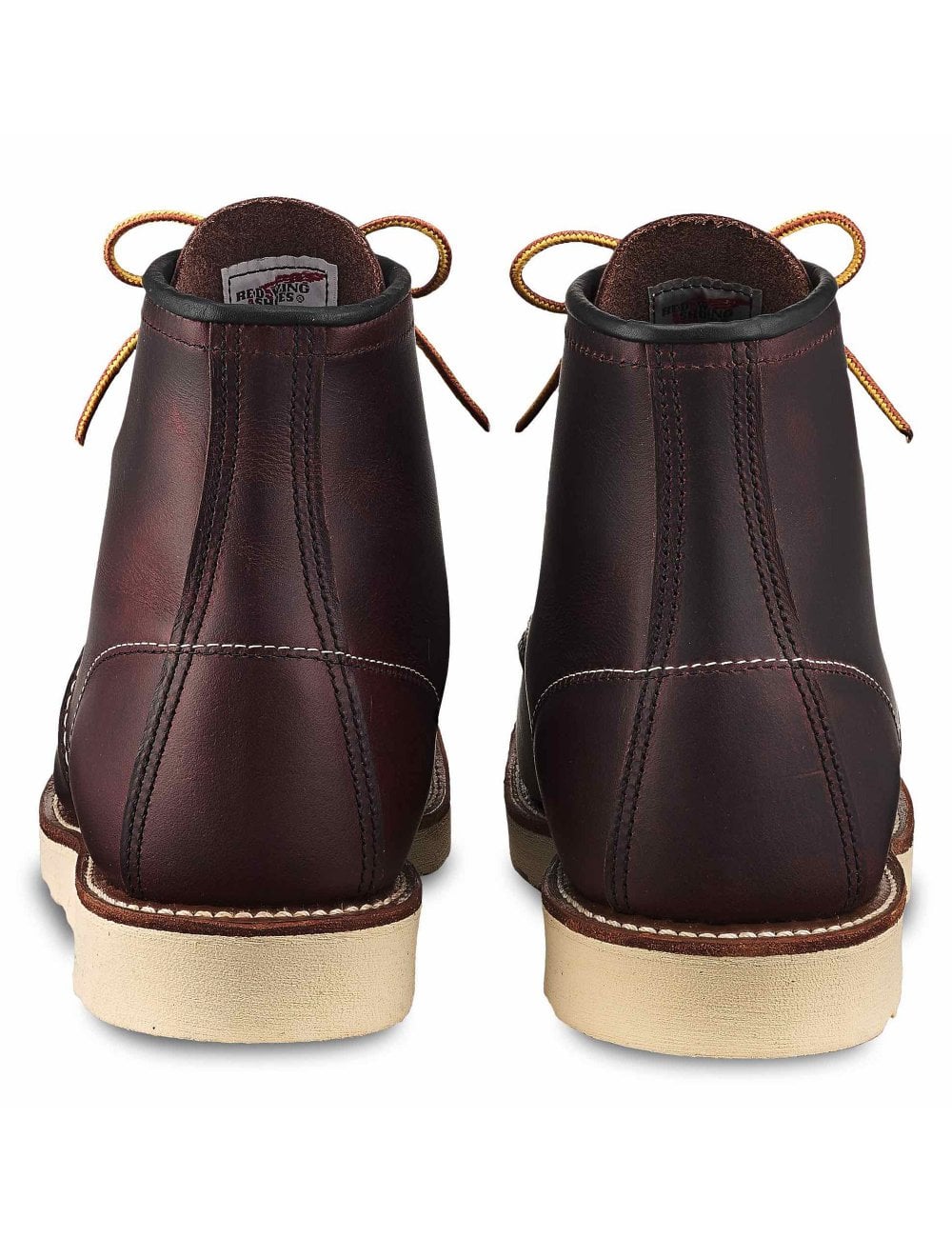 Red Wing 8847 Heritage Work 6 Moc Toe Boot - Black Cherry Excalibur Leather | Garmentory