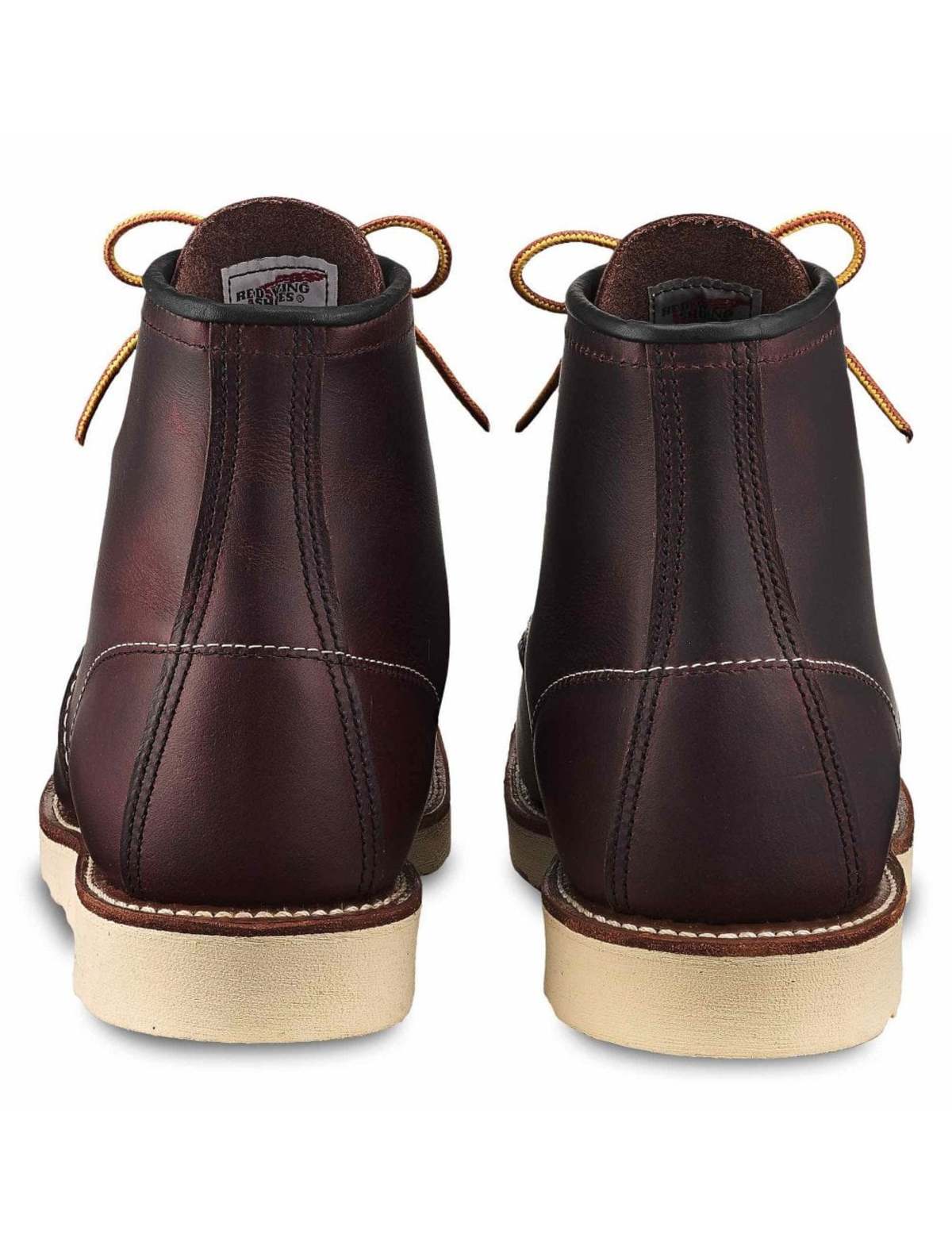 Red Wing 8847 Heritage Work 6 Moc Toe Boot - Black Cherry Excalibur Leather | Garmentory