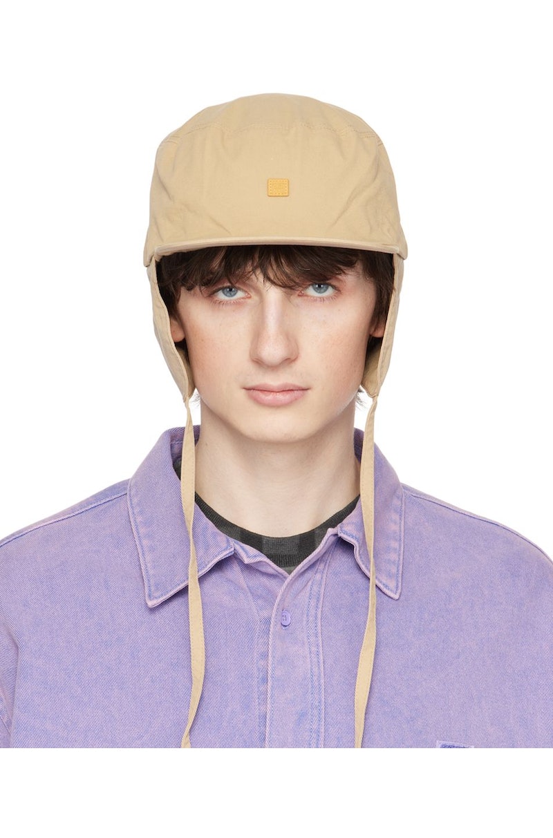 Acne Studios Trapper Cap - Camel Brown | Garmentory