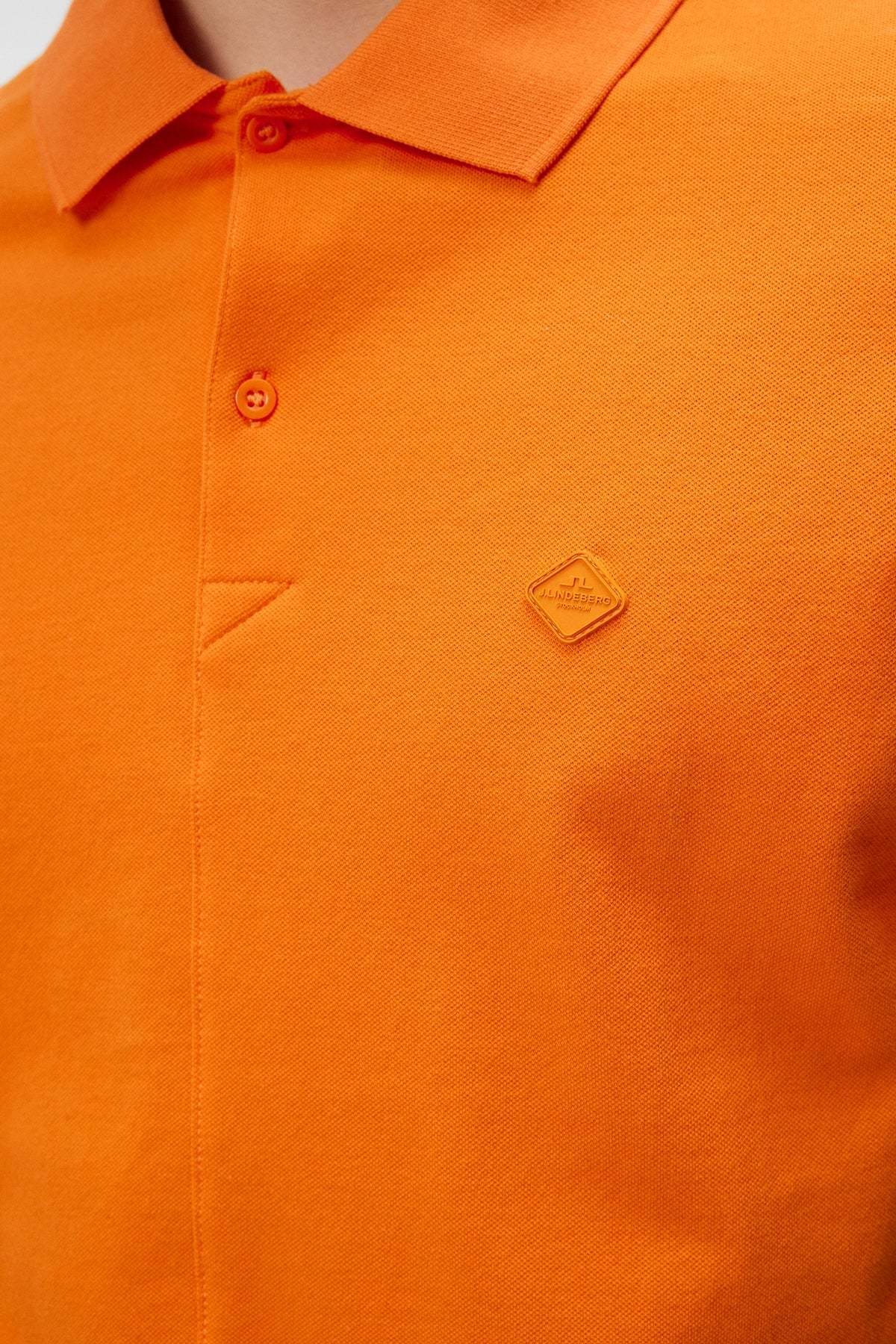 J. Lindeberg Rubi Slim Polo Shirt - Orange | Garmentory