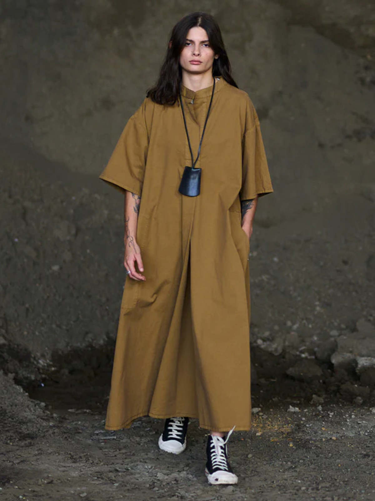 Girls of Dust Gardian Dress - Cumin | Garmentory