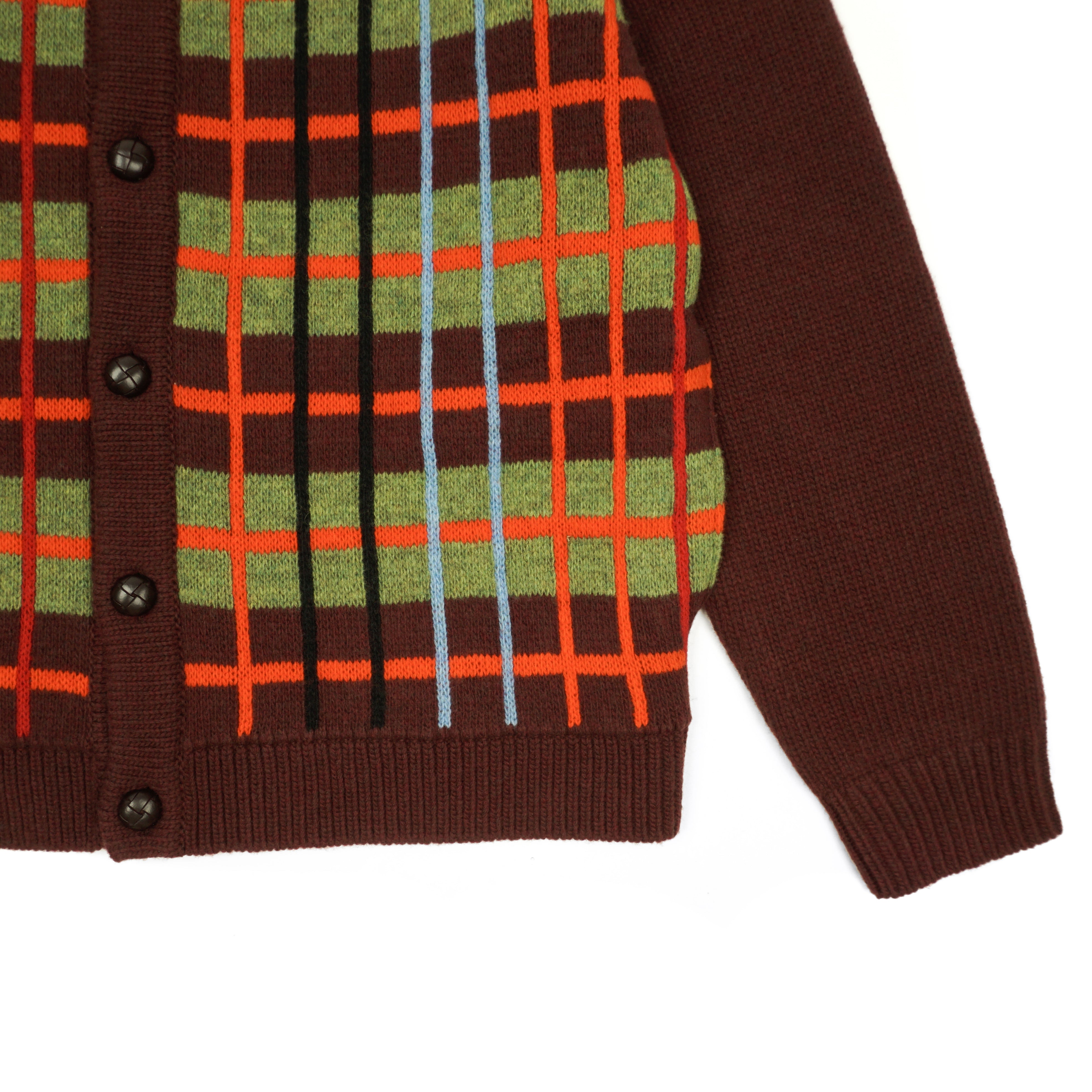 BODE COUNTRY PLAID CARDIGAN - BROWN MULTI | Garmentory