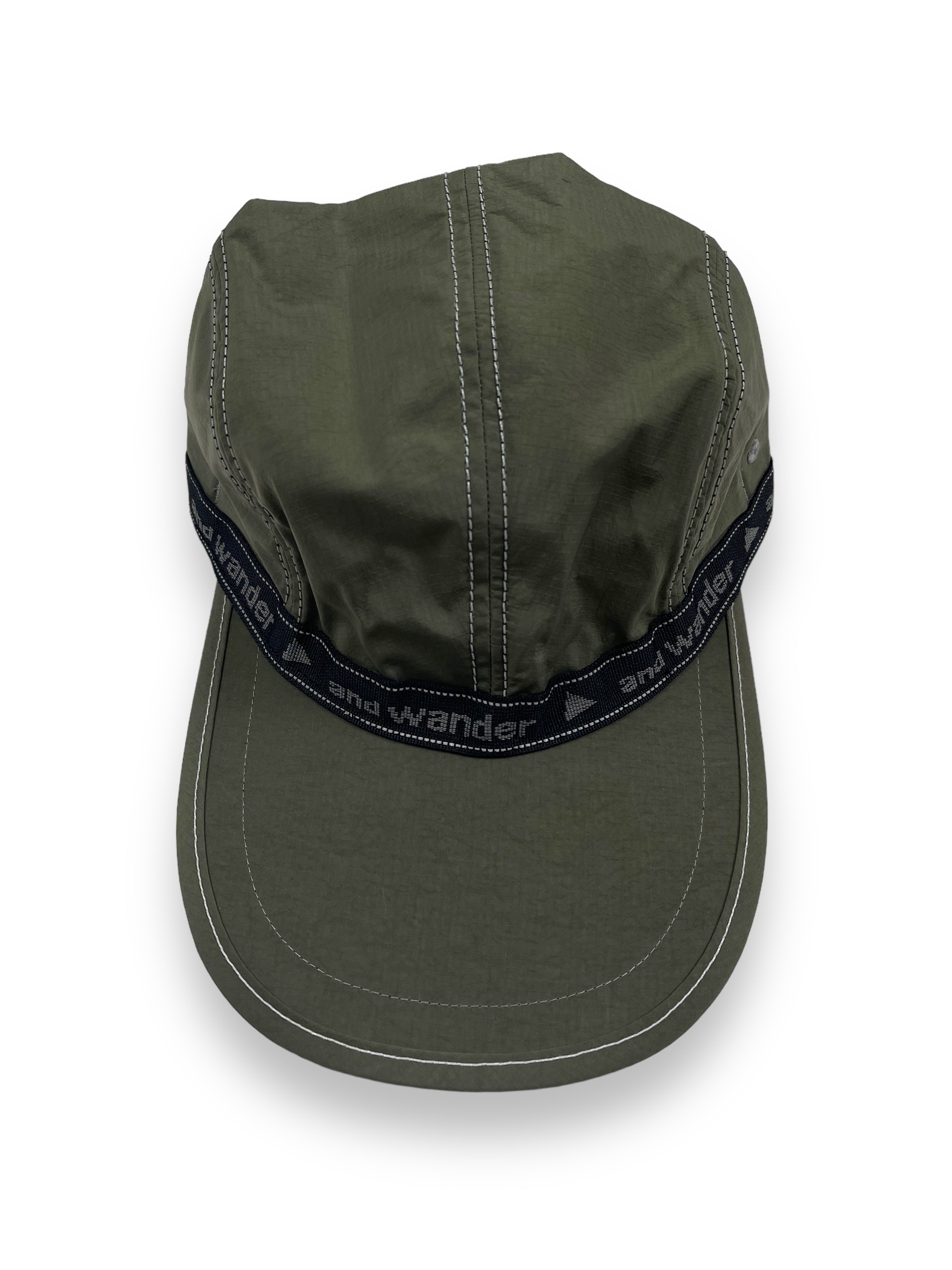 andWander JQ TAPE CAP - Khaki/Black | Garmentory