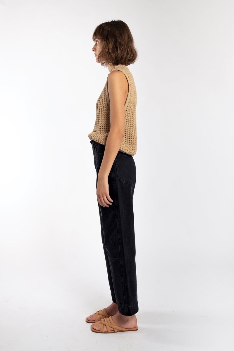 Micaela Greg Wave Vest - Wheat | Garmentory