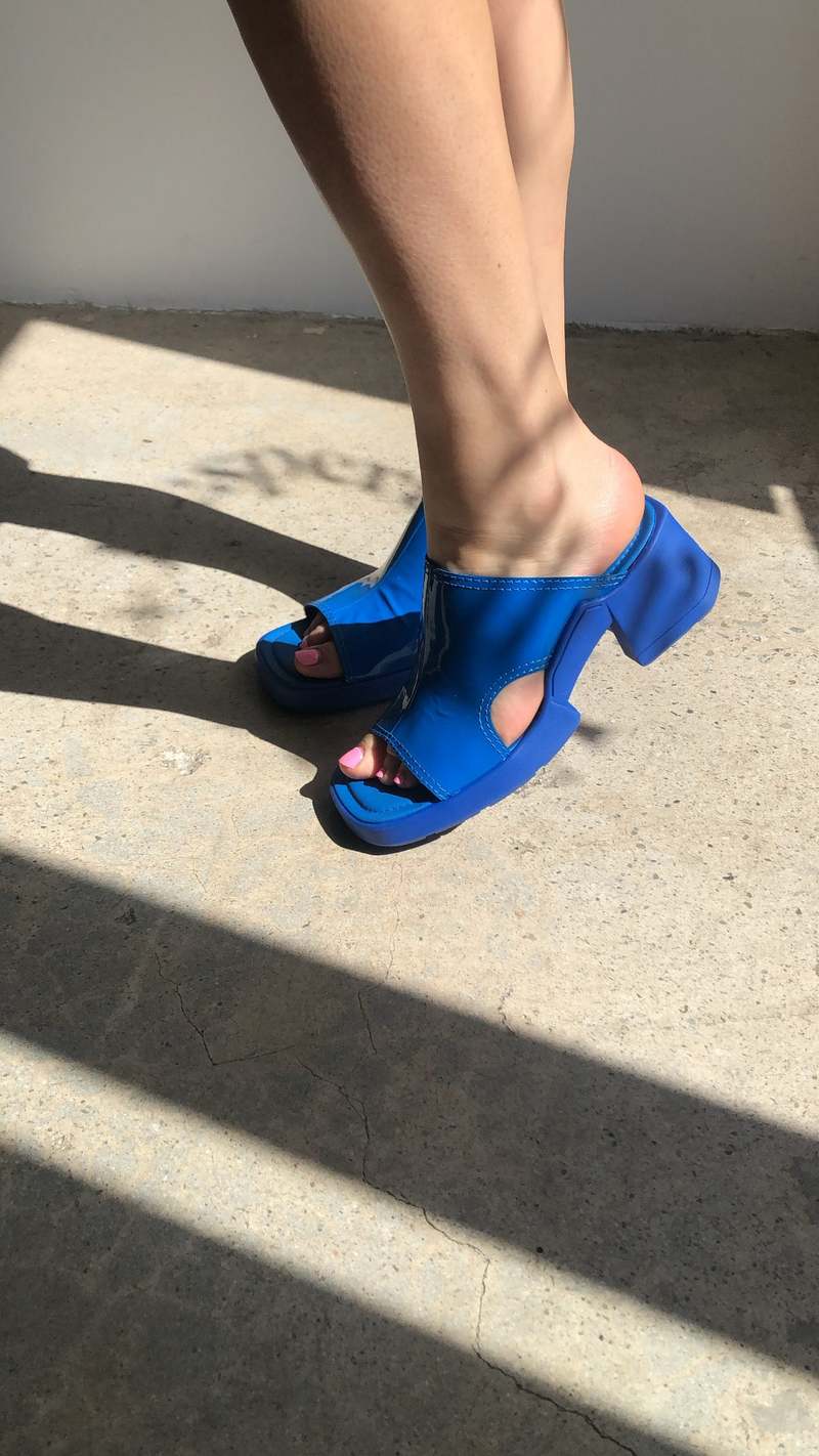 Vamp Shoes Miista Tawny - Blue | Garmentory