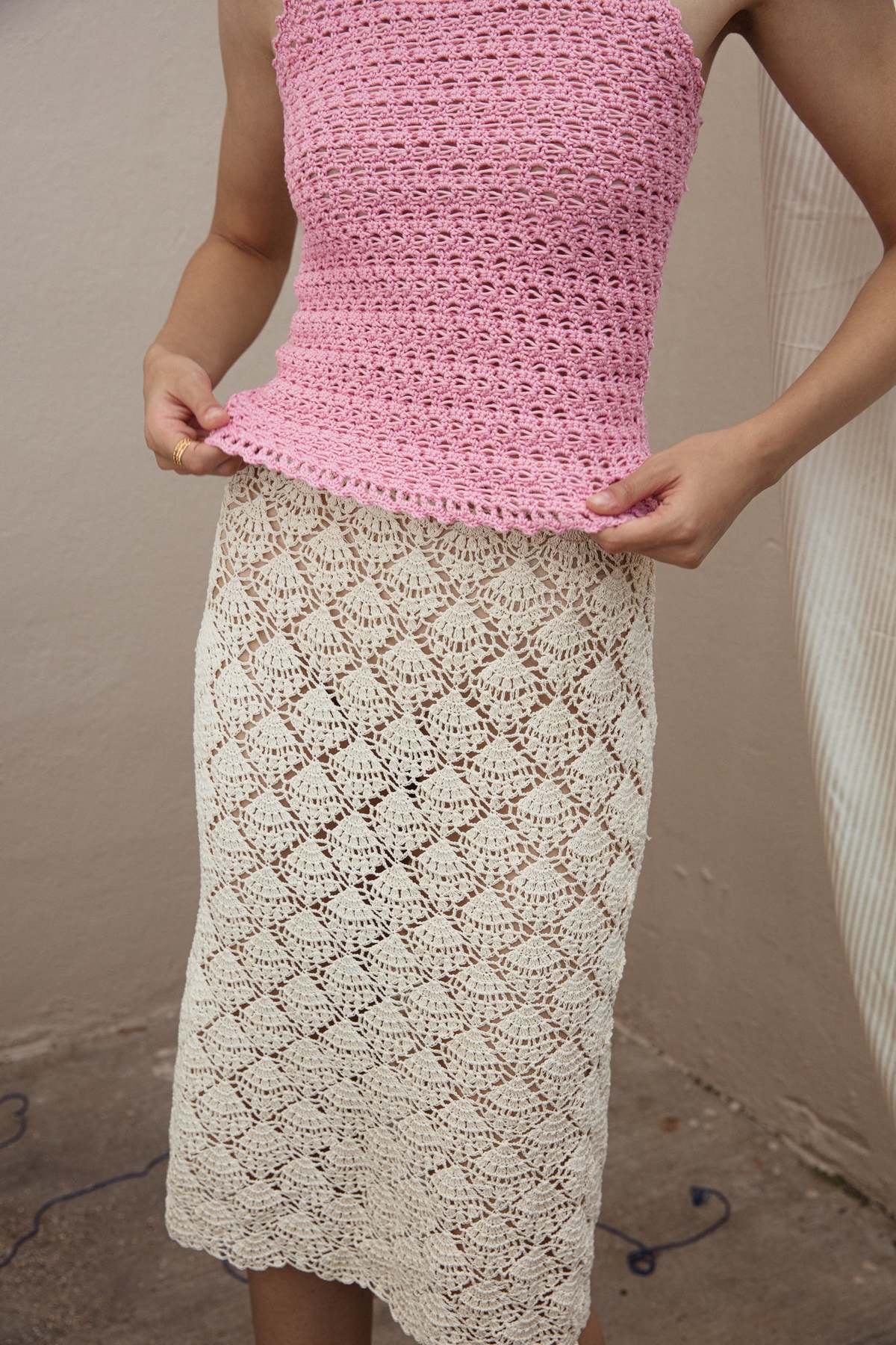 Tala Barbotin Khalidy Wardeh Tank - Rose | Garmentory