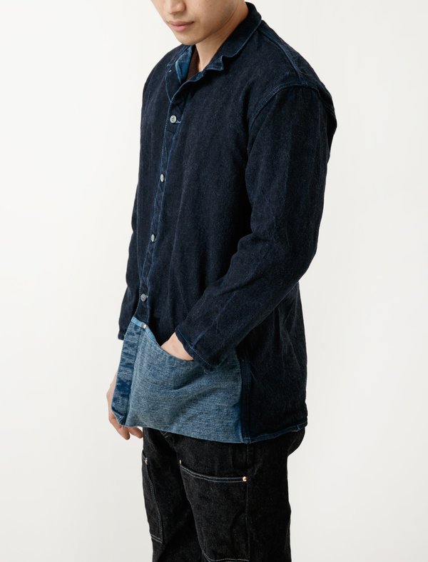 Tender Folded Pocket Jacket - Prussian Blue Denim | Garmentory
