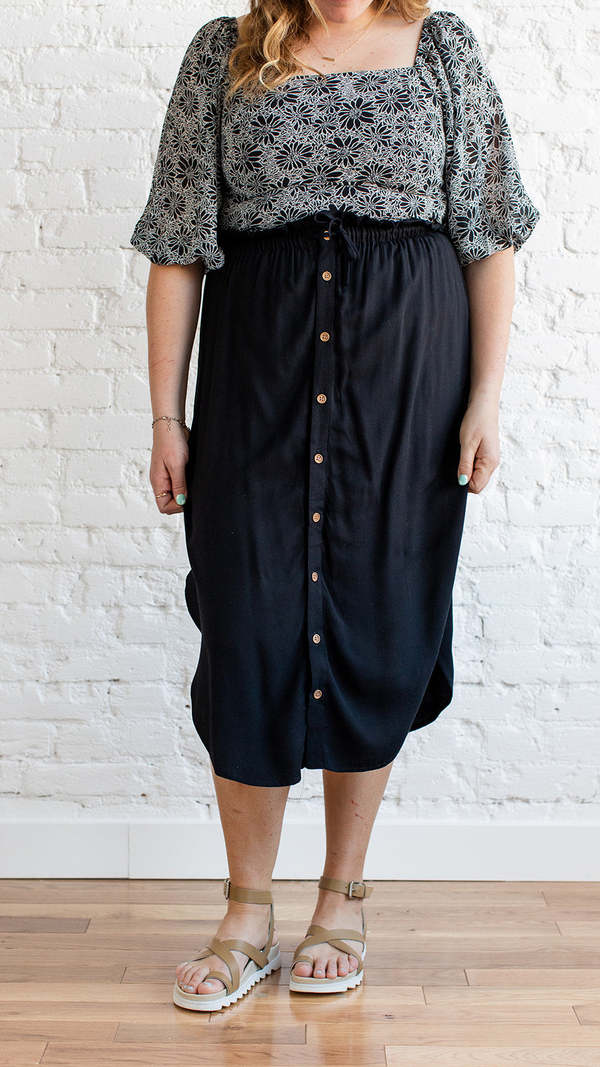 Jackson Rowe Elm Skirt - Black | Garmentory
