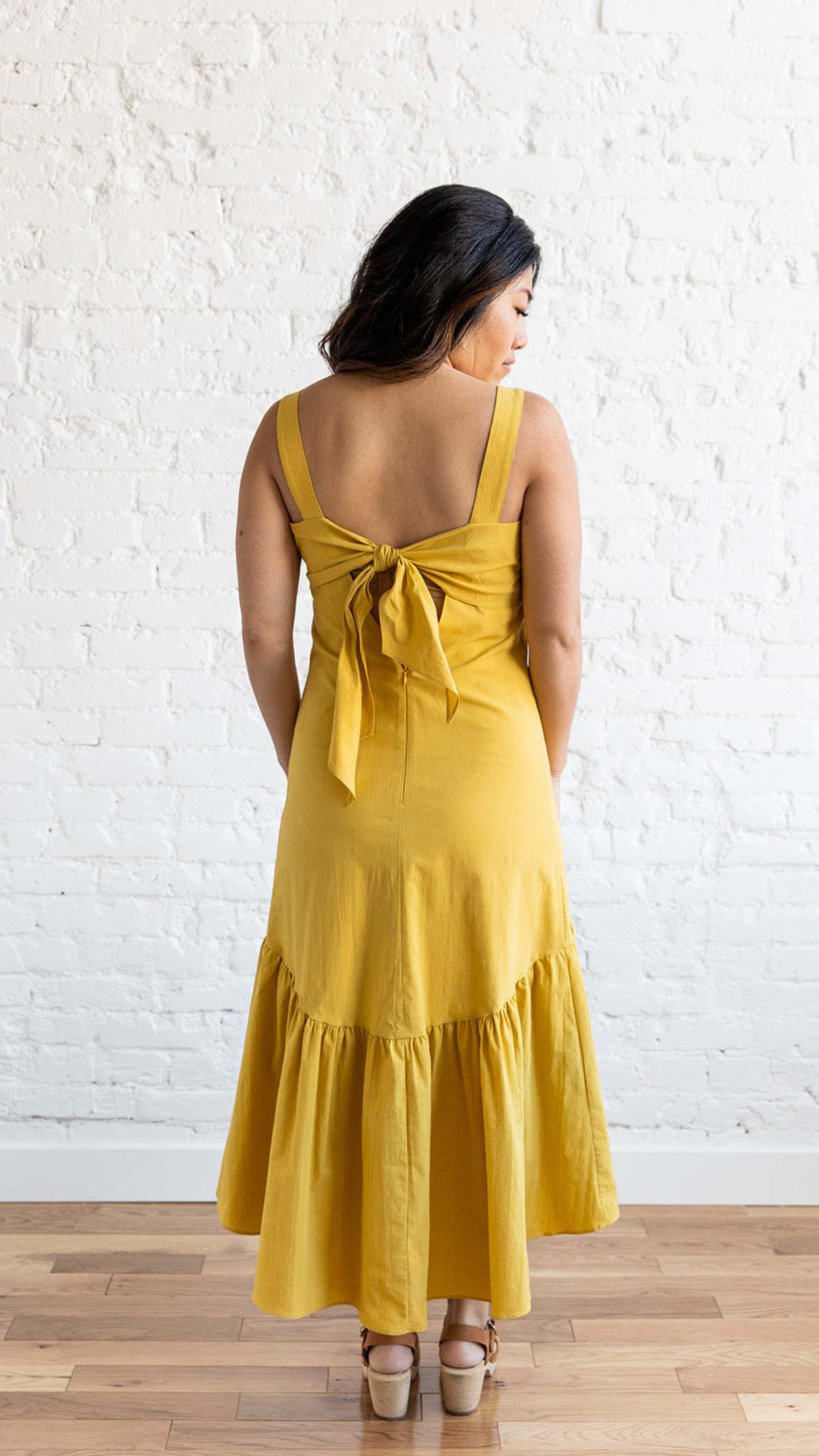 Pinch Dress Golden Yellow Garmentory