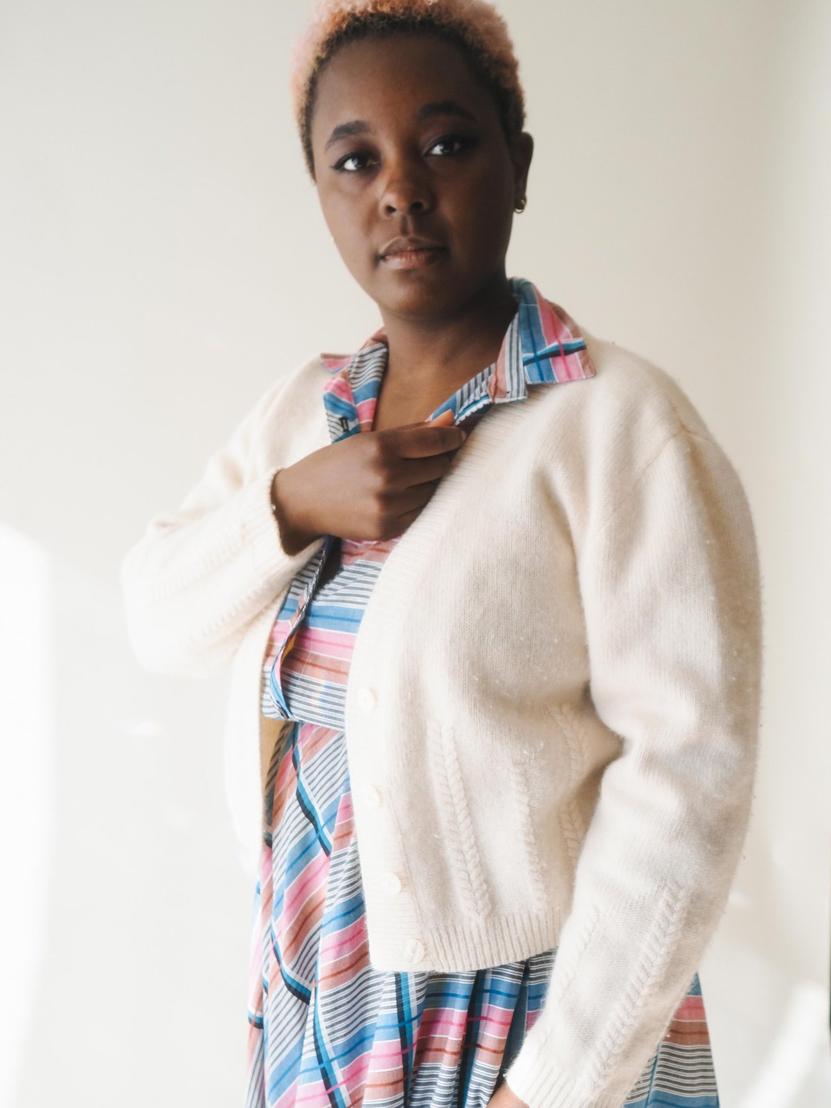 Vintage Wool & Angora Cardigan | Garmentory