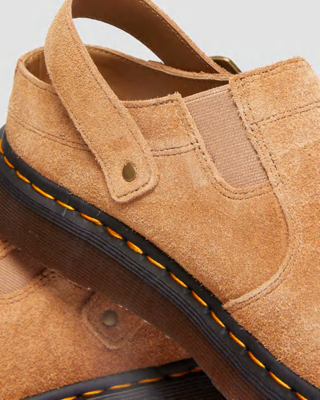 Dr. Martens Isham Desert Oasis Suede Shoes - Sandy Tan | Garmentory