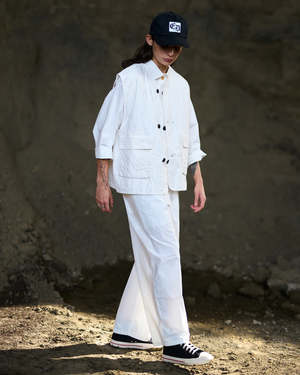 Eat Dust G.o.D. Mighty Cotton Battle Vest - Milk | Garmentory