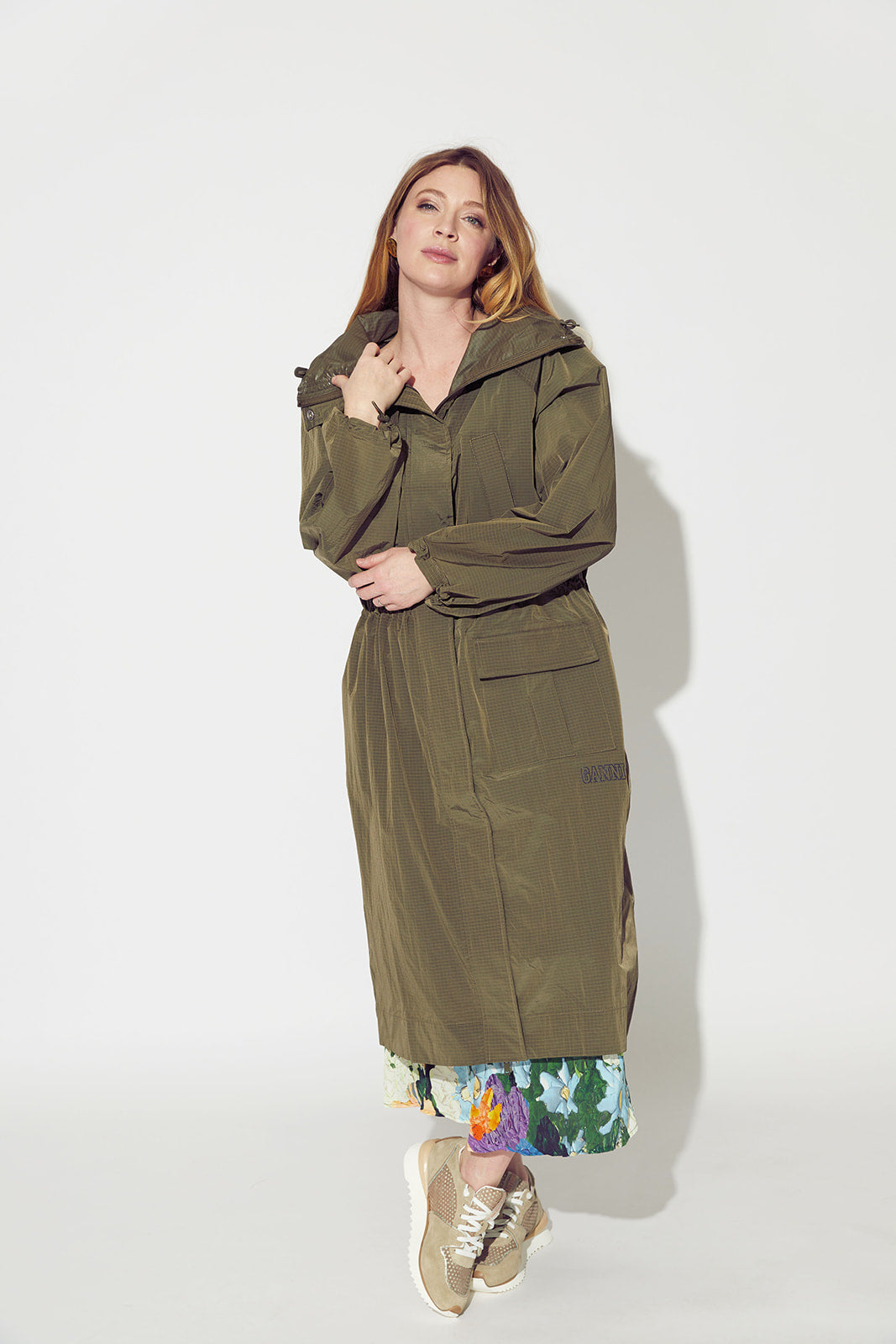 Ganni Software Parka Coat - Kalamata | Garmentory