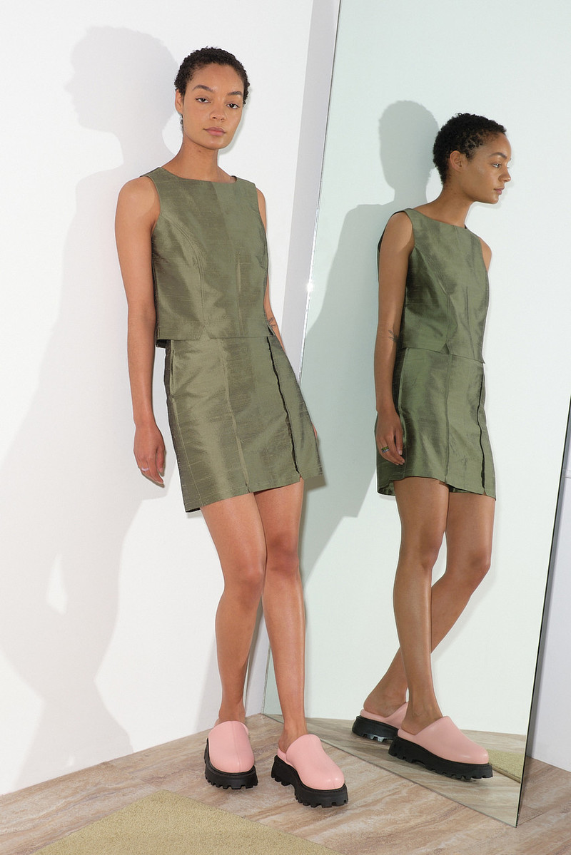 Chelsea Mak Mila Skort - Jade | Garmentory