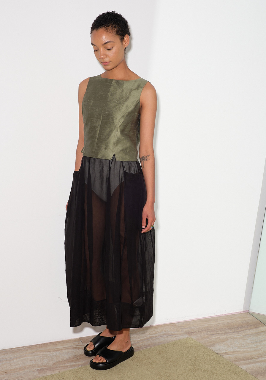 Chelsea Mak Yvette Top - Jade | Garmentory