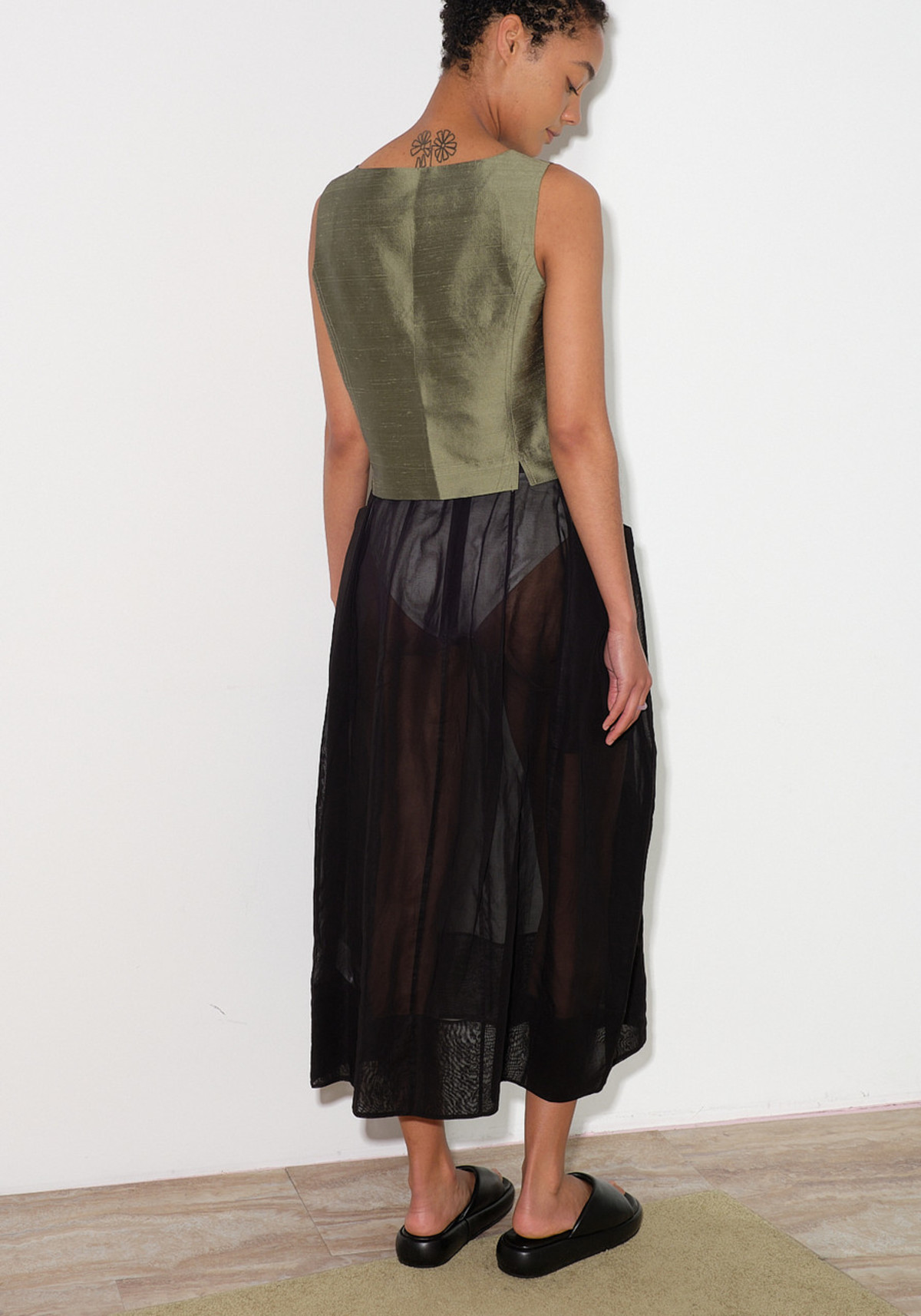 Chelsea Mak Yvette Top - Jade | Garmentory