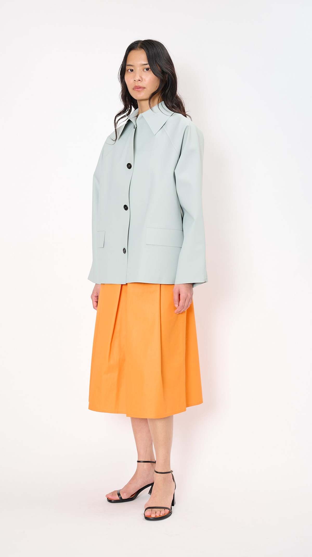 KASSL Original Hip Rubber Coat - Dirty Mint | Garmentory