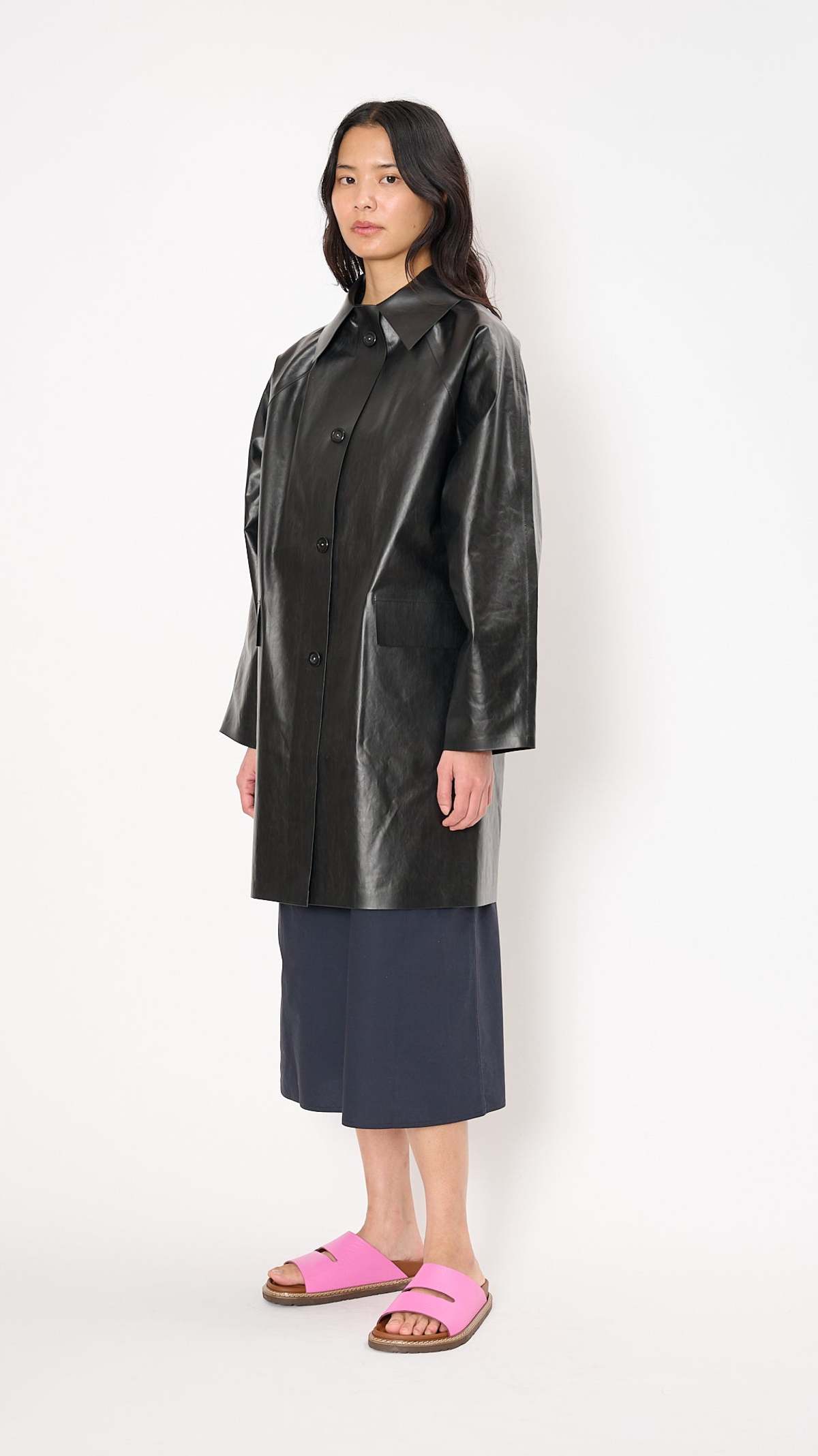 KASSL Original Oil Coat - Black | Garmentory