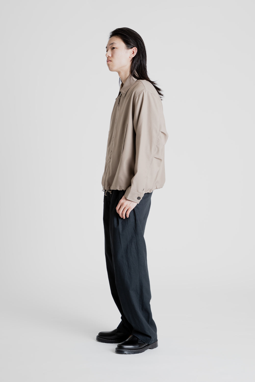 Uniform Bridge Single Blouson Jacket - Beige | Garmentory
