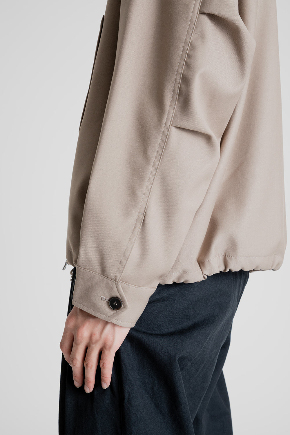 Uniform Bridge Single Blouson Jacket - Beige | Garmentory