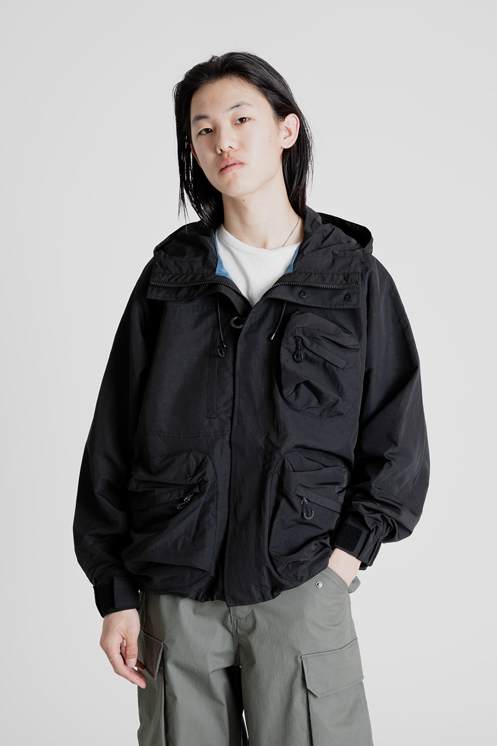 Uniform Bridge Utility Hood Jacket - Black | Garmentory