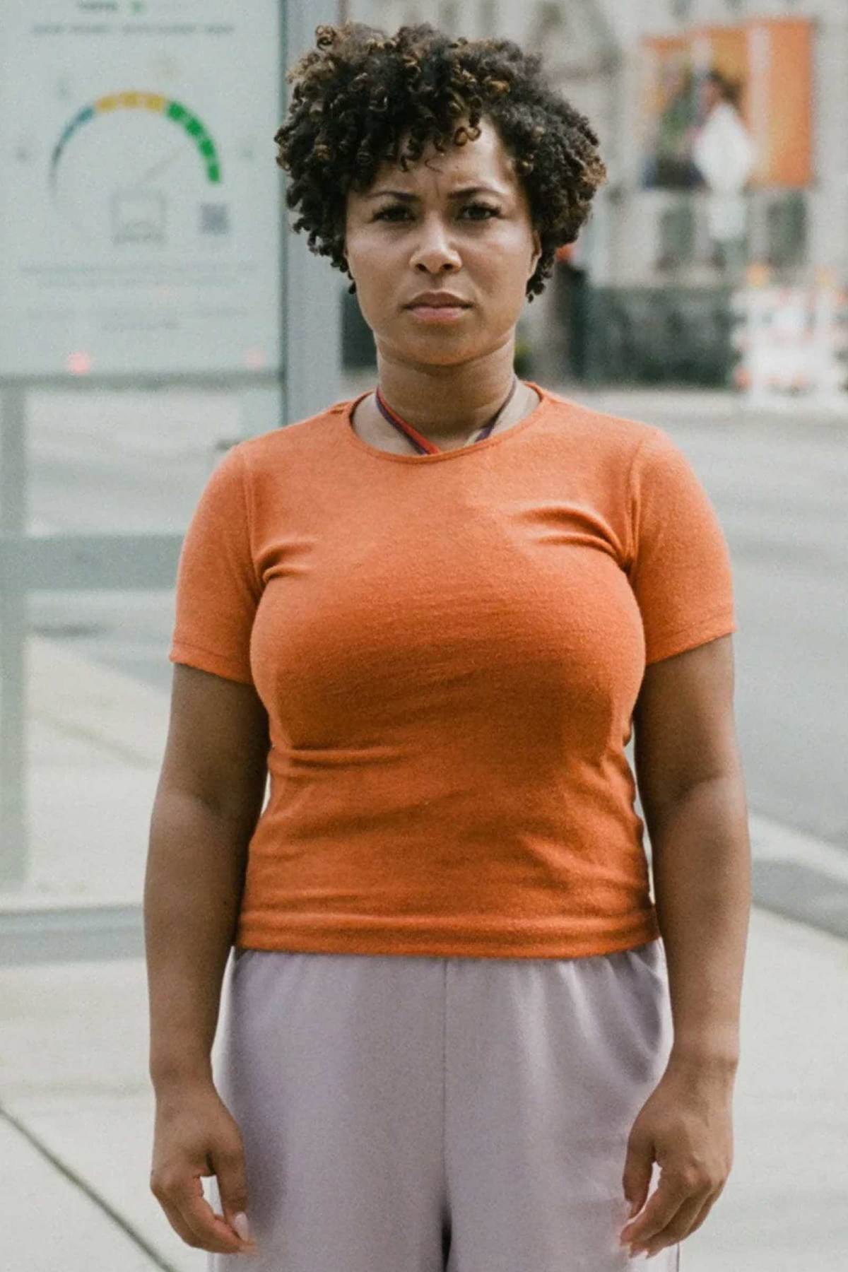 Baserange Omo Tee - Terry Cotton Ven Orange | Garmentory