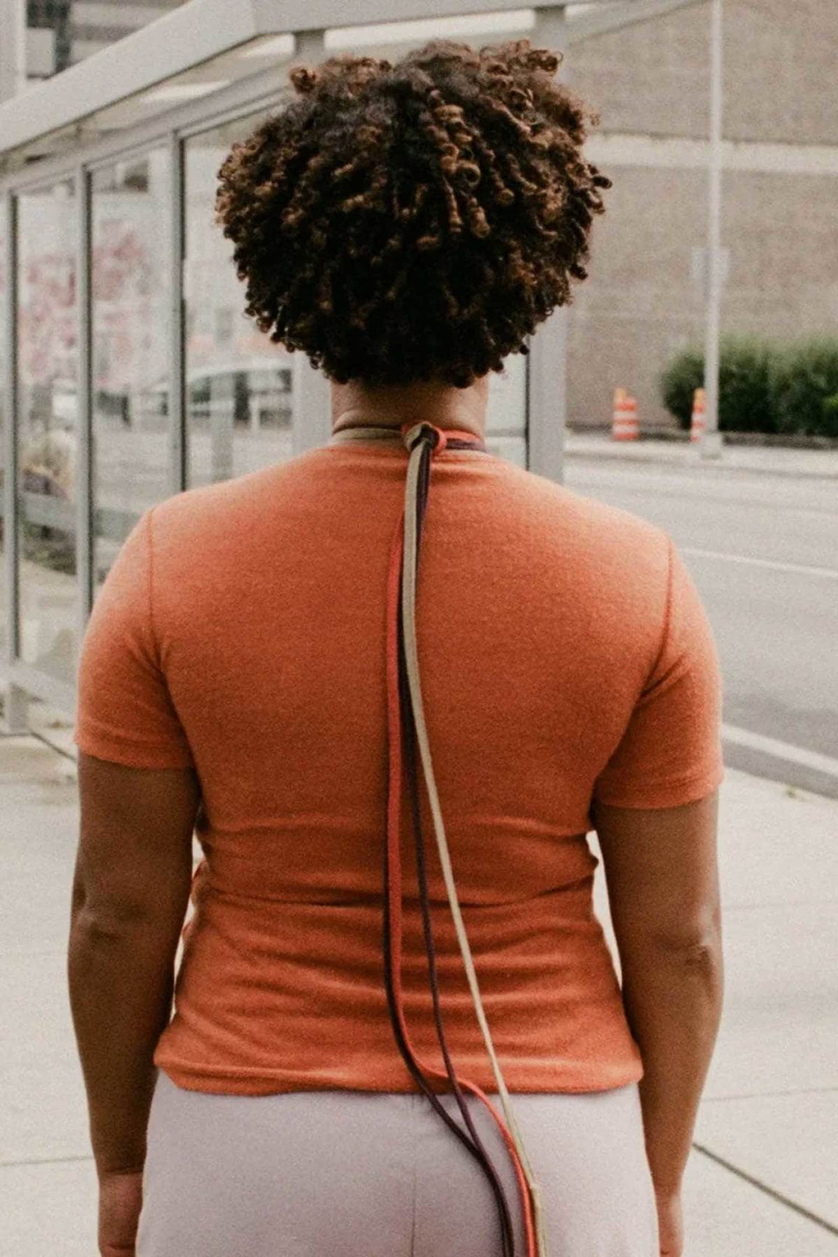 Baserange Omo Tee - Terry Cotton Ven Orange | Garmentory