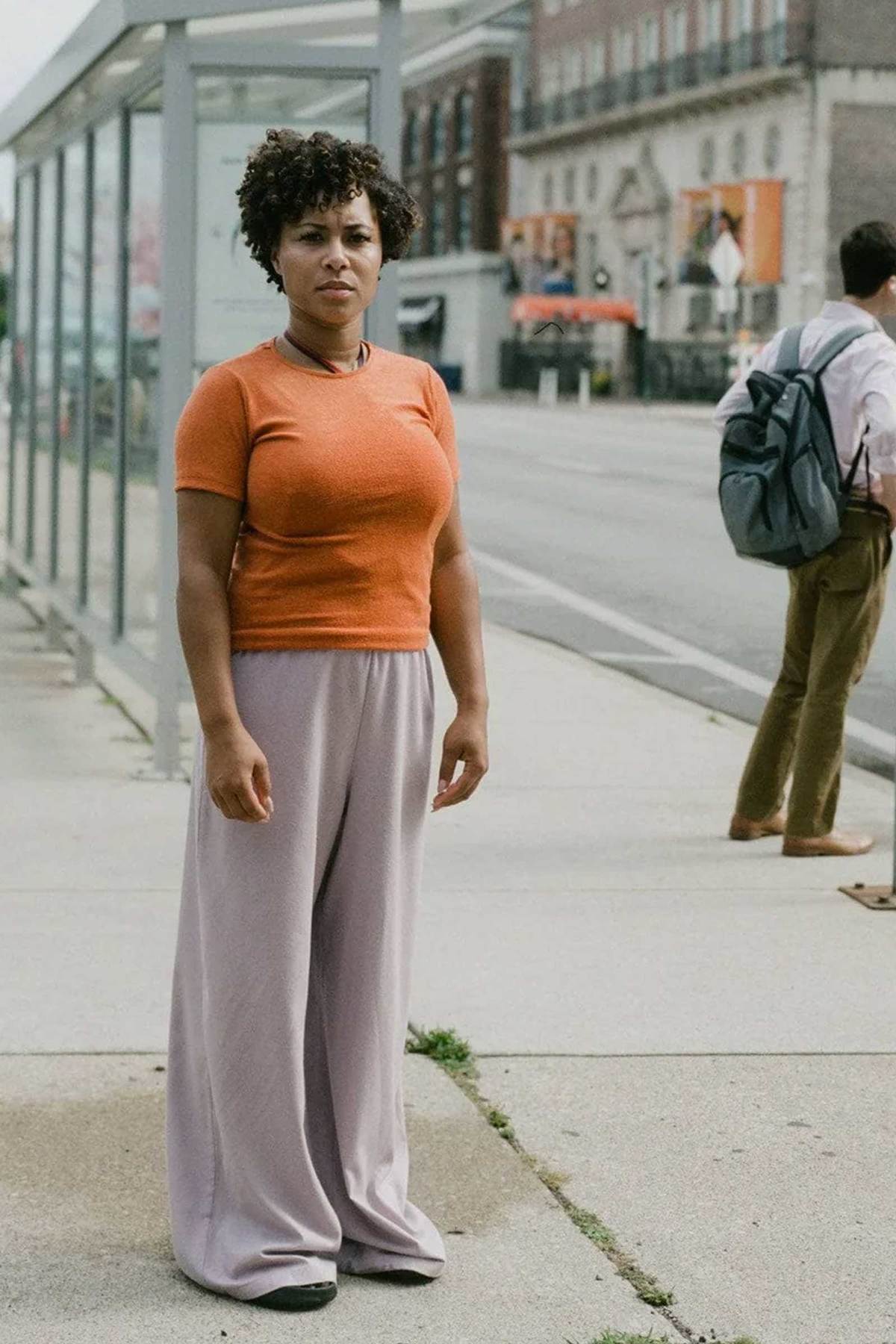 Baserange Omo Tee - Terry Cotton Ven Orange | Garmentory