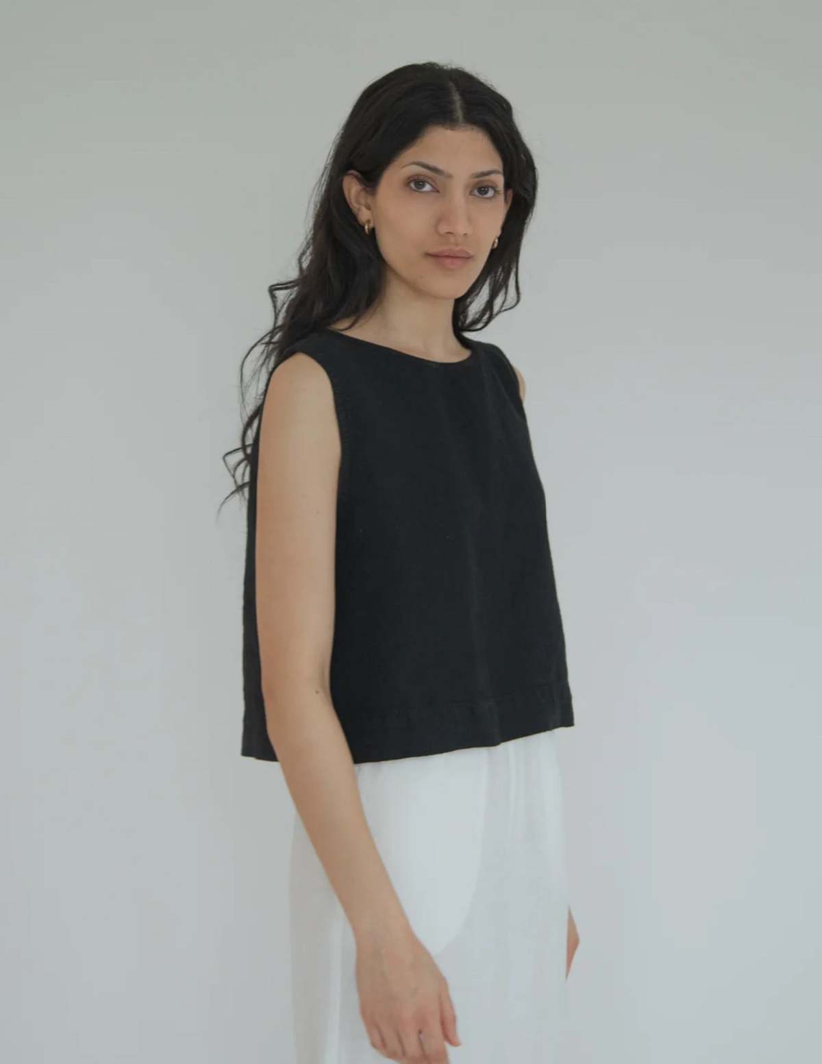 Gillian Stevens Finley Tank - Black | Garmentory