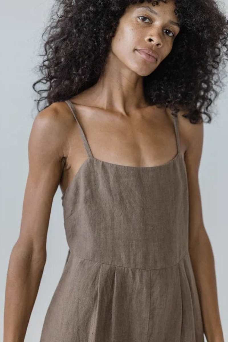 First Rite Mira Pantsuit - Cocoa | Garmentory