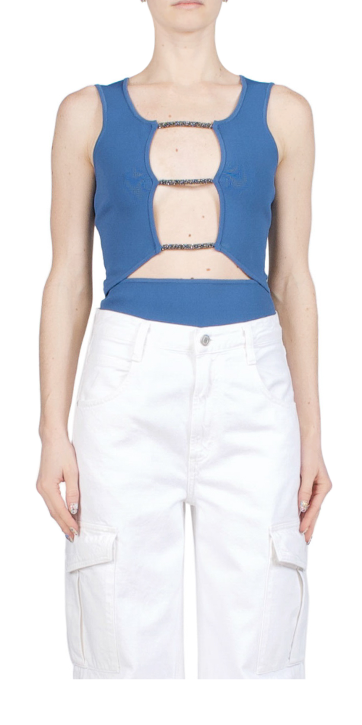 Christopher Esber Crystal Lattice Tank - Mare | Garmentory