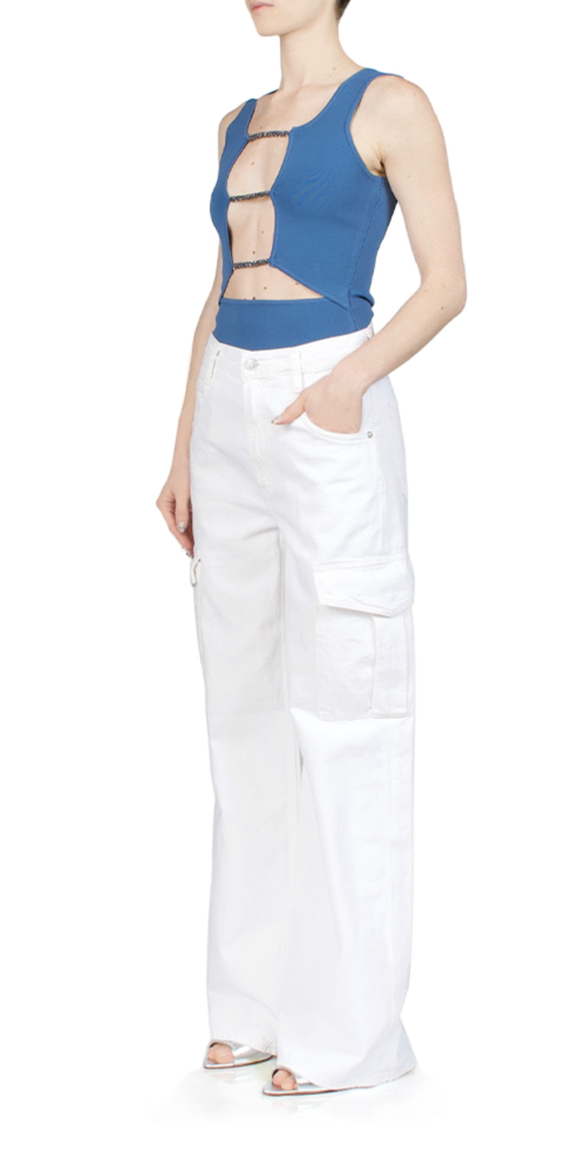 Christopher Esber Crystal Lattice Tank - Mare | Garmentory