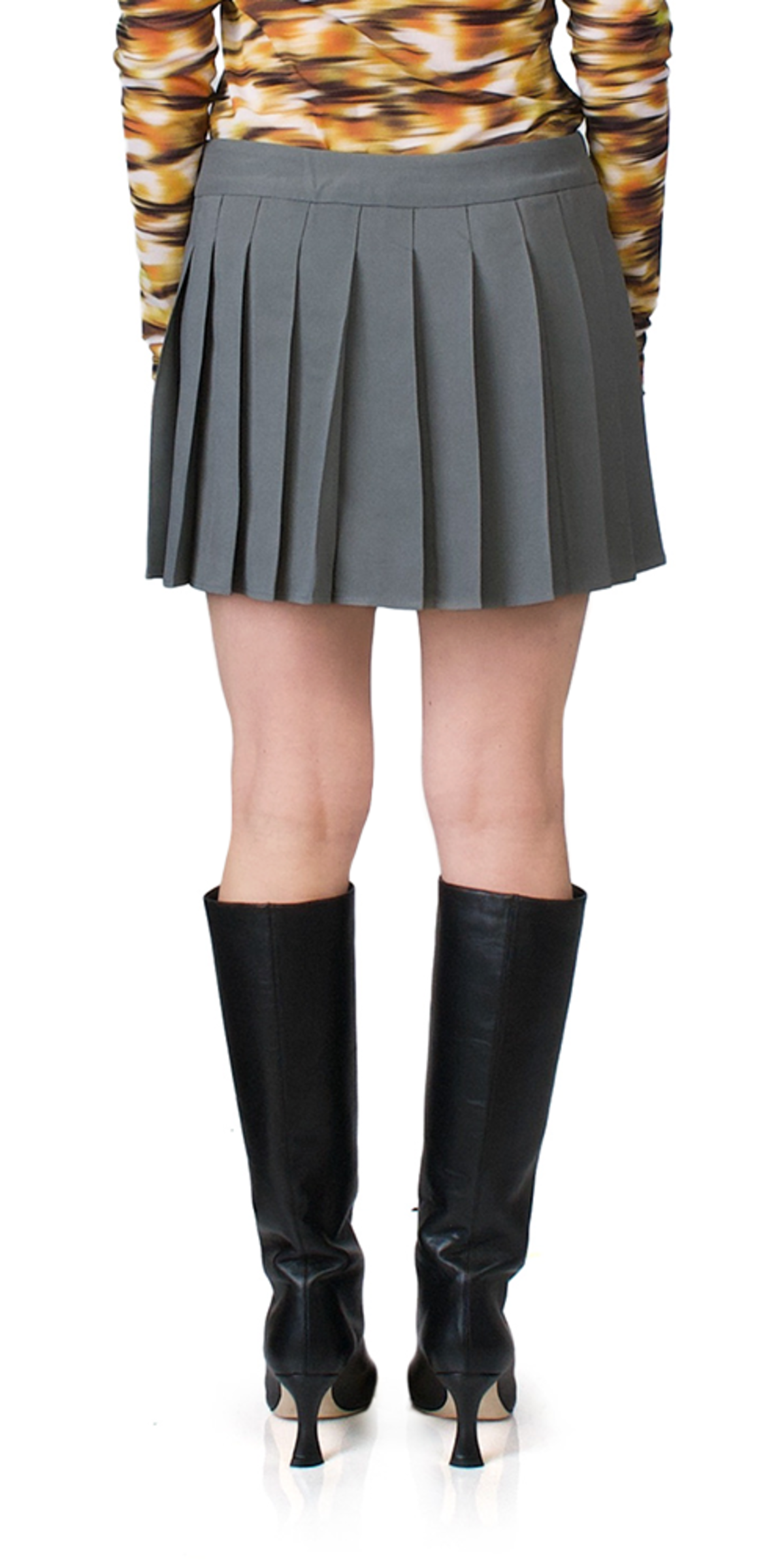 Priscavera Pleated Mini Skort - Graphite | Garmentory