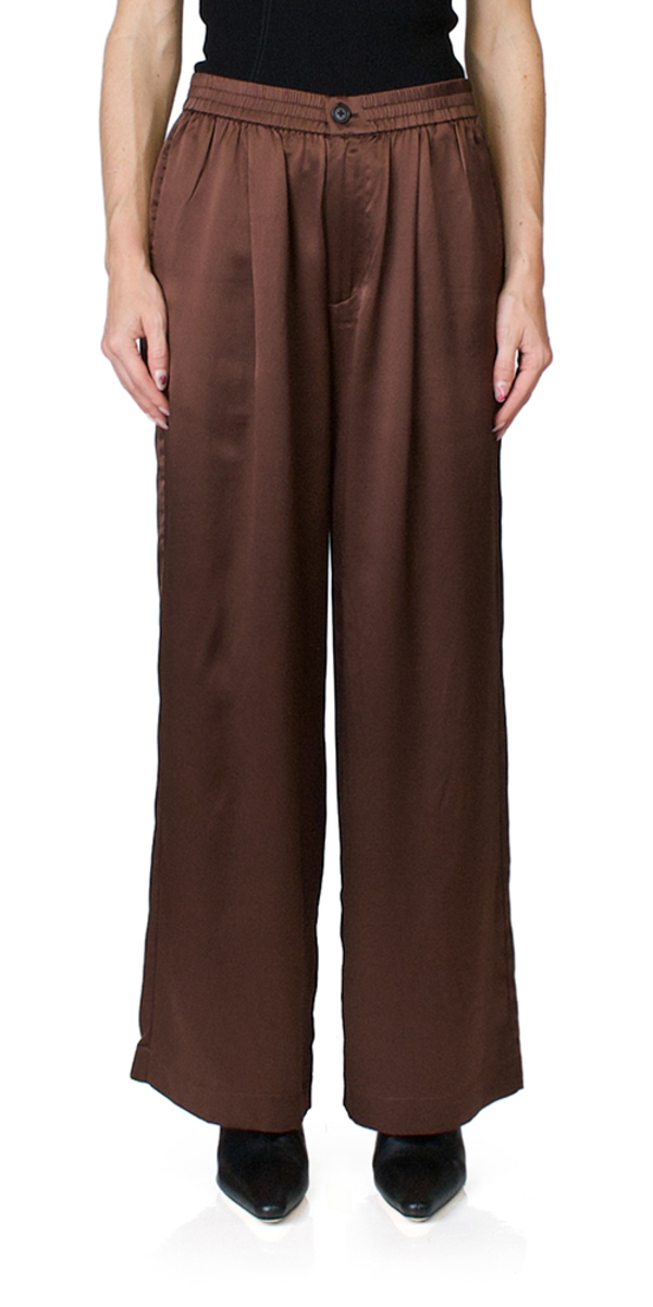 6397 Silk Pull On Pant - Mahogany | Garmentory