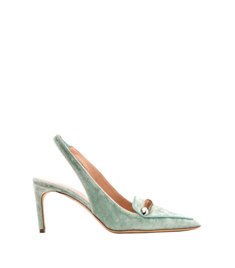 Rupert Sanderson Indus Velvet Heel | Garmentory