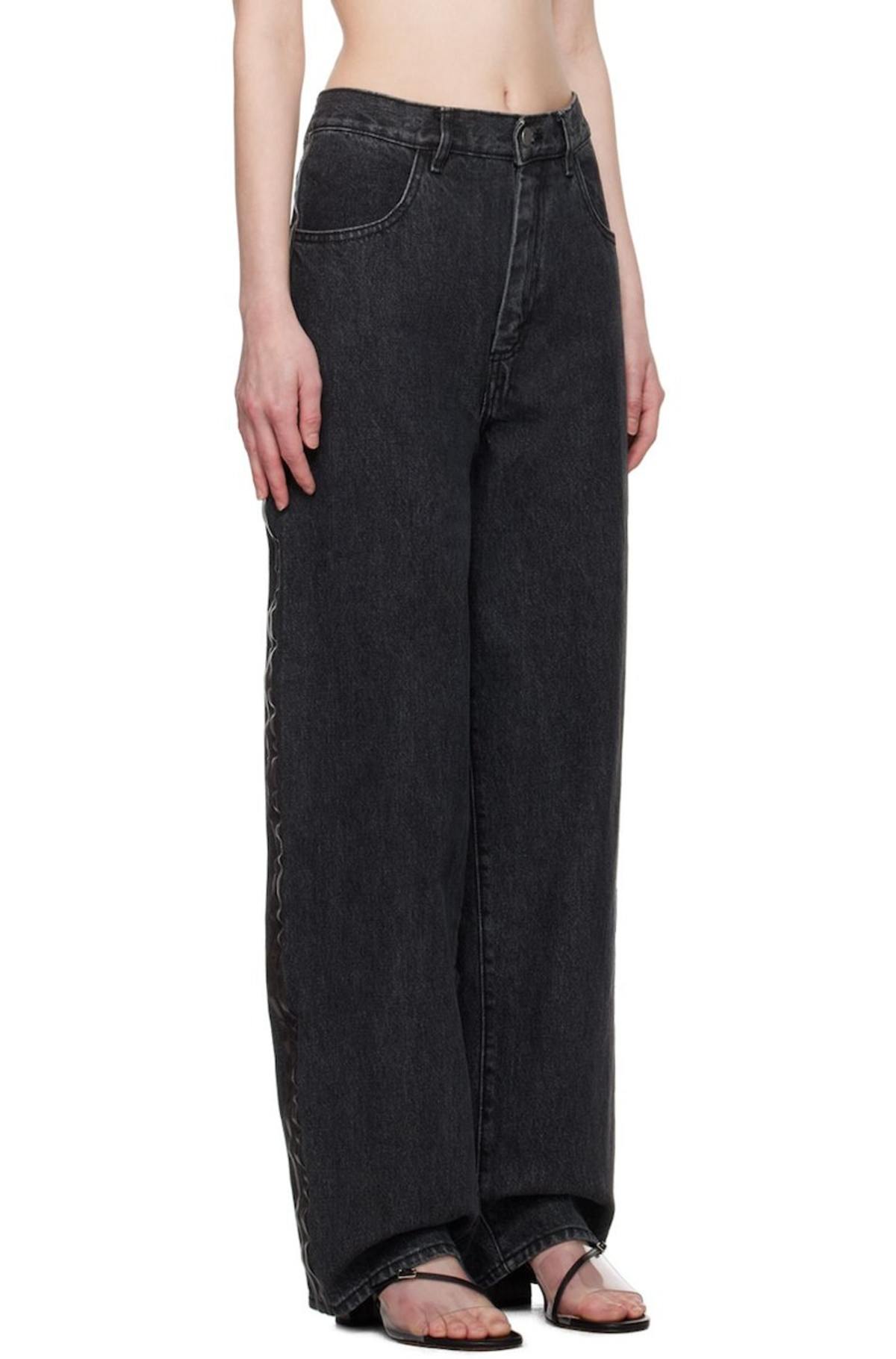 Maryam Nassir Zadeh Axis Jeans - Black | Garmentory