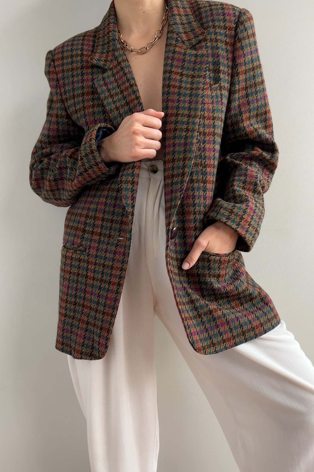 Vintage Pure Wool Blazer - Cornucopia | Garmentory