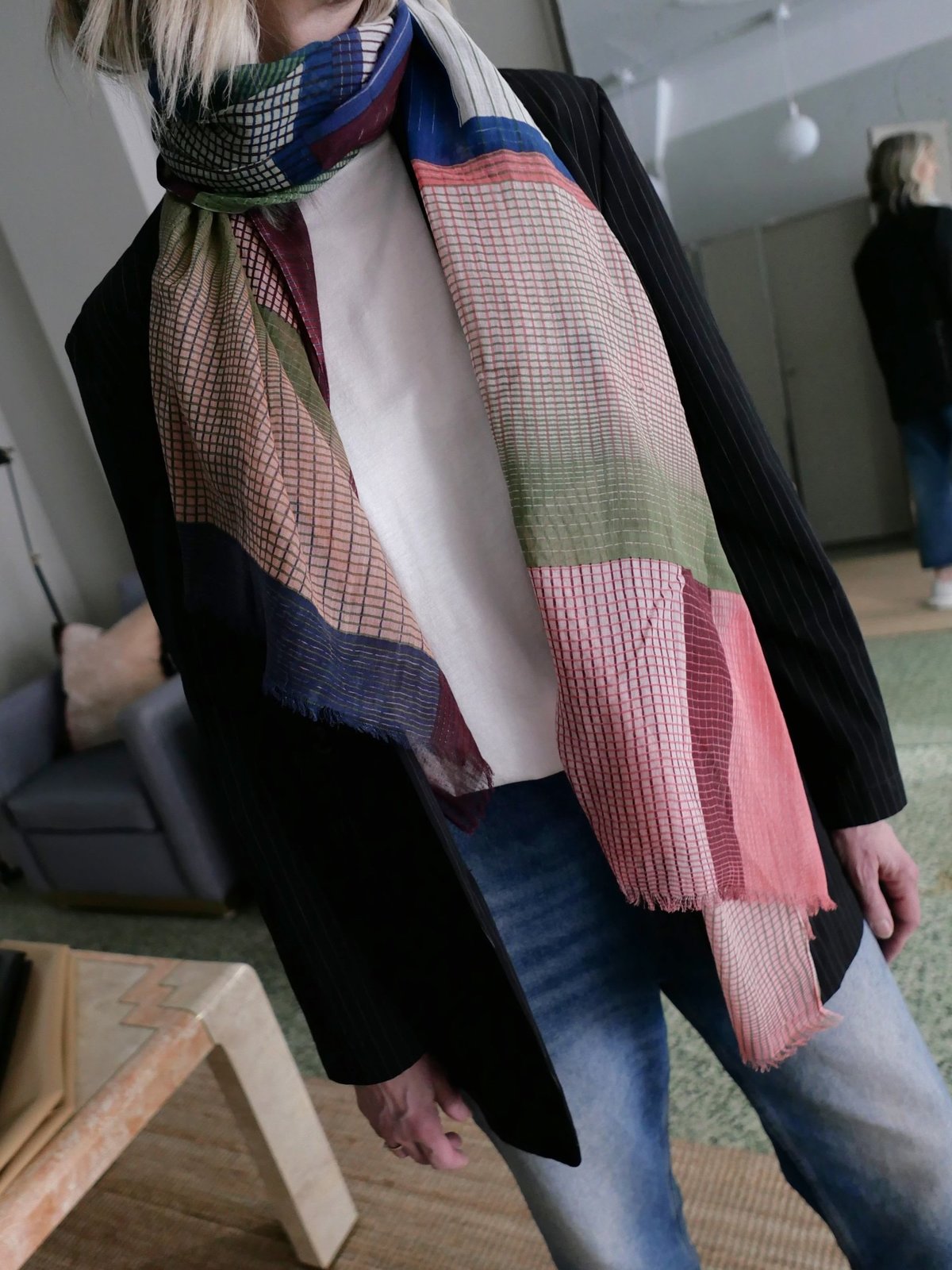 MAPOÉSIE OPTIQUE SCARF IN TWO COLOURS | Garmentory