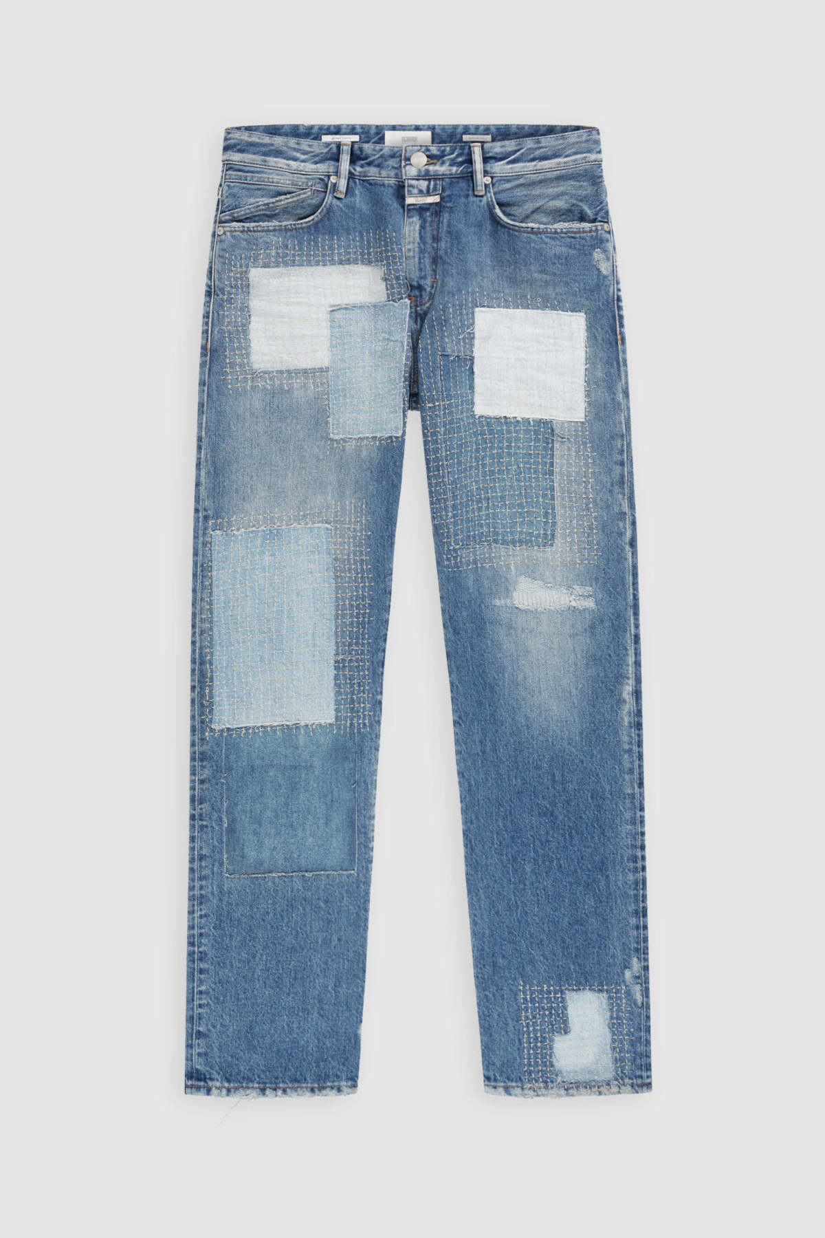 Closed Bogus Straight Patchwork Jeans | Garmentory