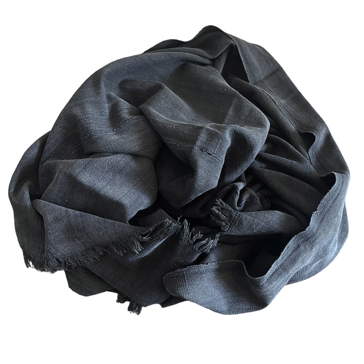 Vintage West African Faded Textile - Black | Garmentory