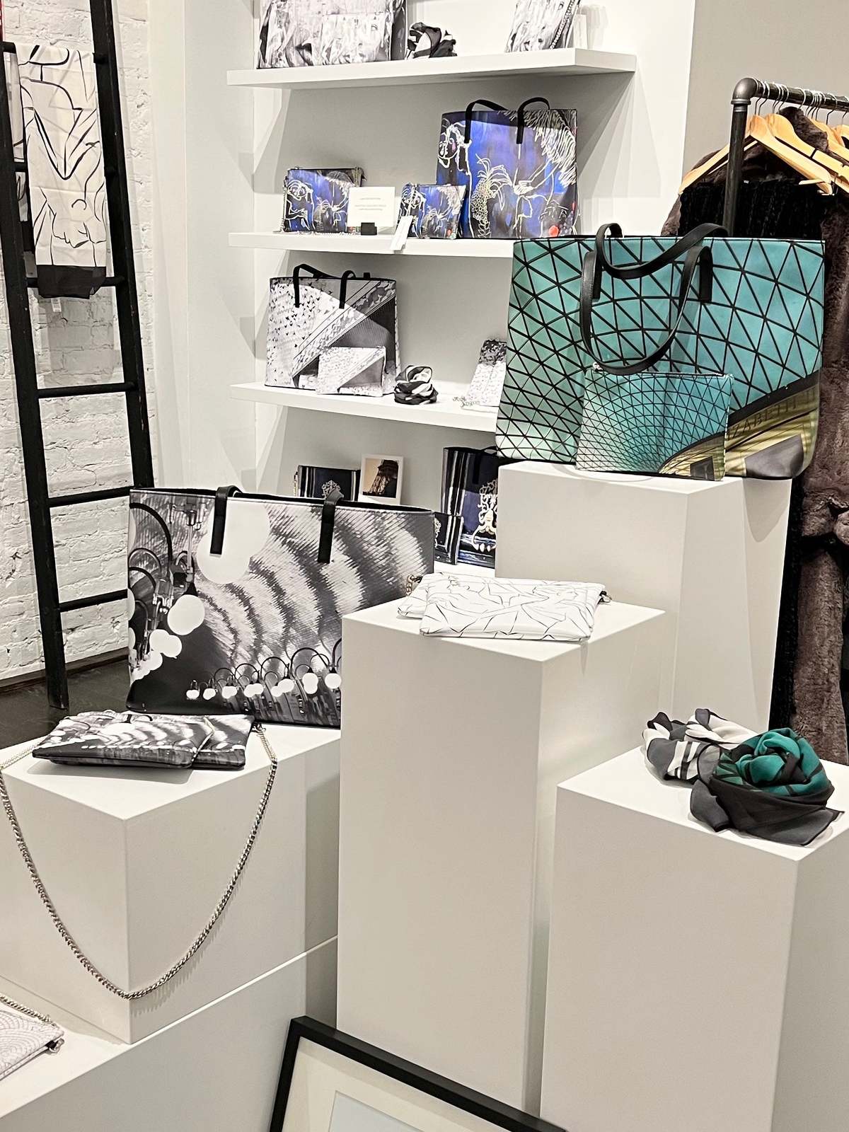 45" Square Silk Scarf in London Museum Roof by Jessica Murray | Garmentory