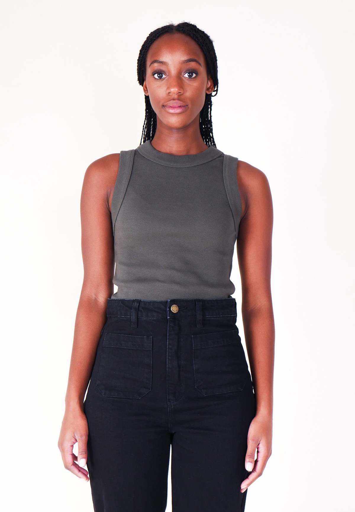 NEUW Jonesy Singlet - Dark Military | Garmentory