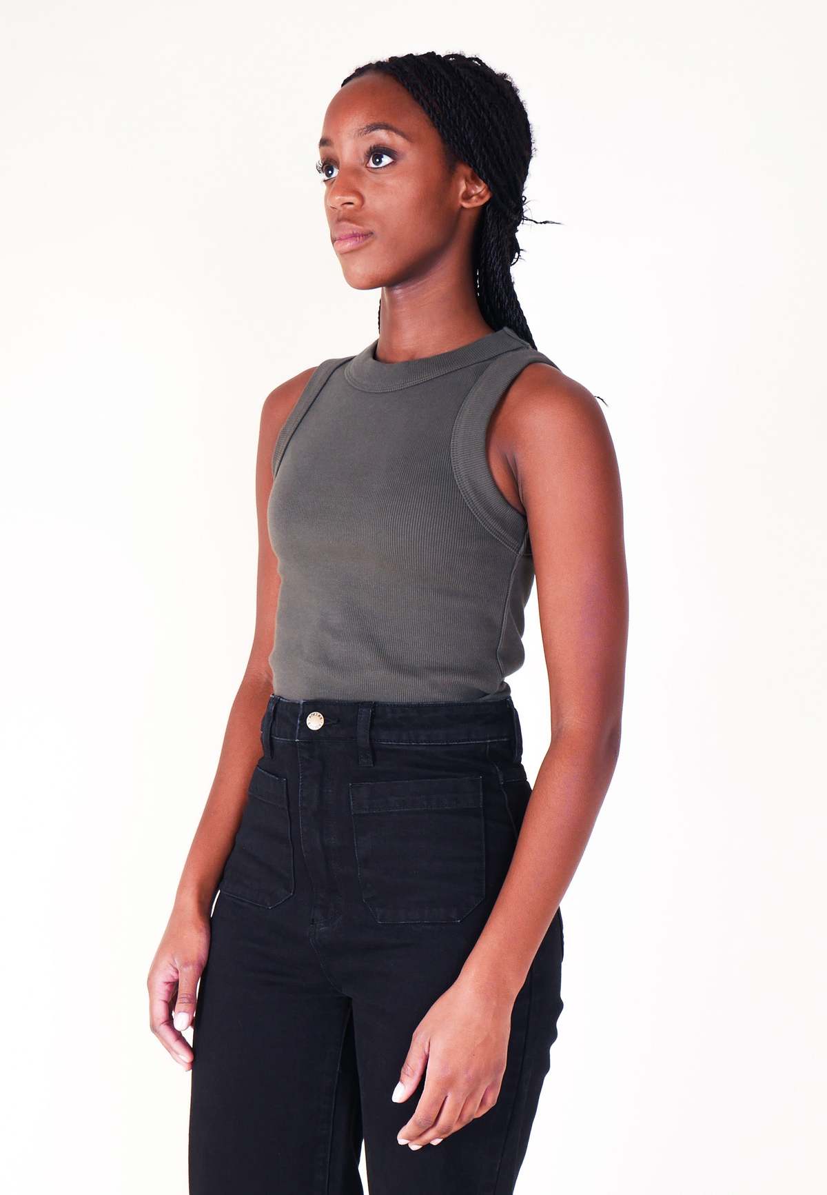 NEUW Jonesy Singlet - Dark Military | Garmentory