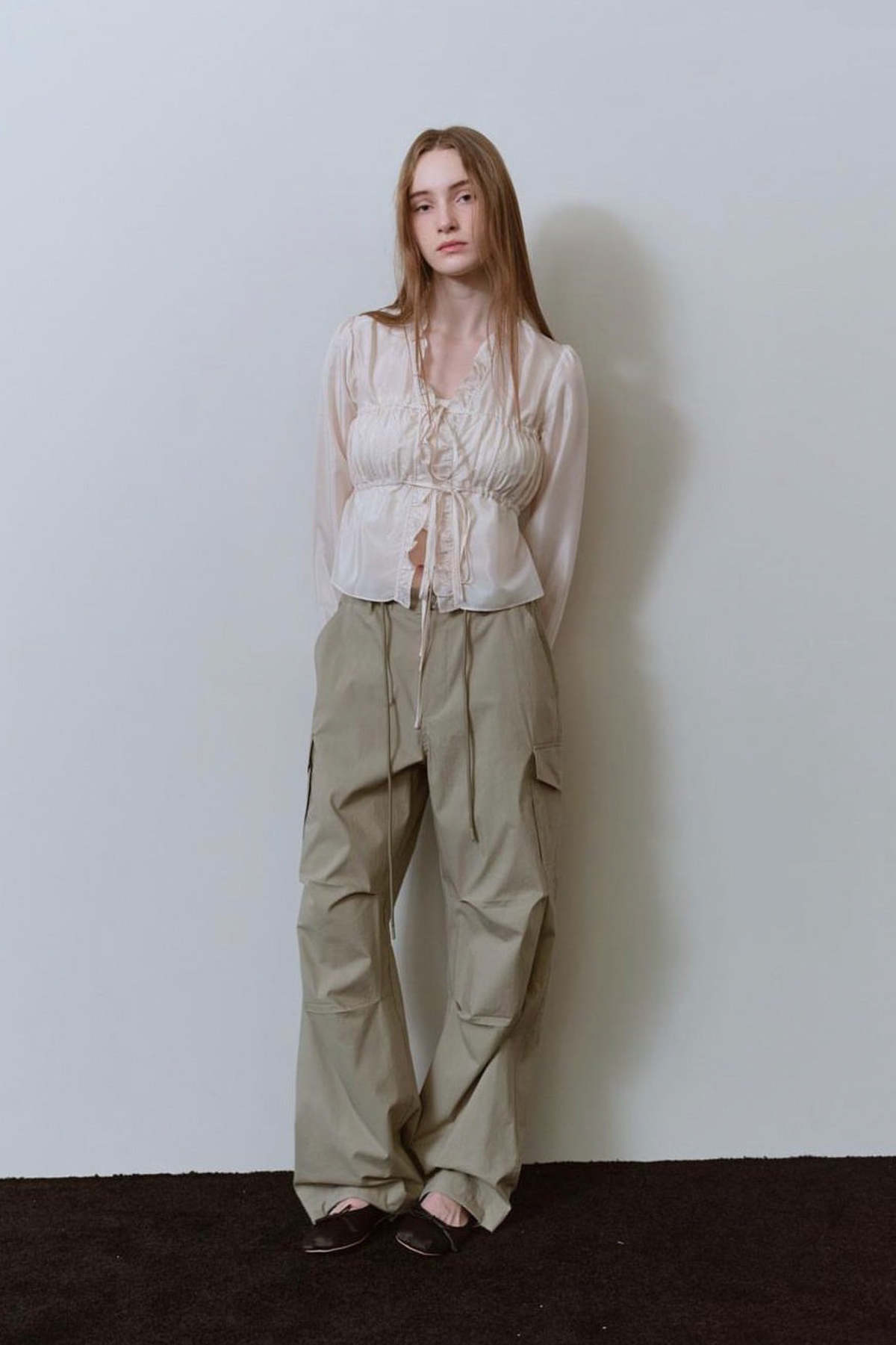JOWA. String Cargo Pants - Khaki | Garmentory