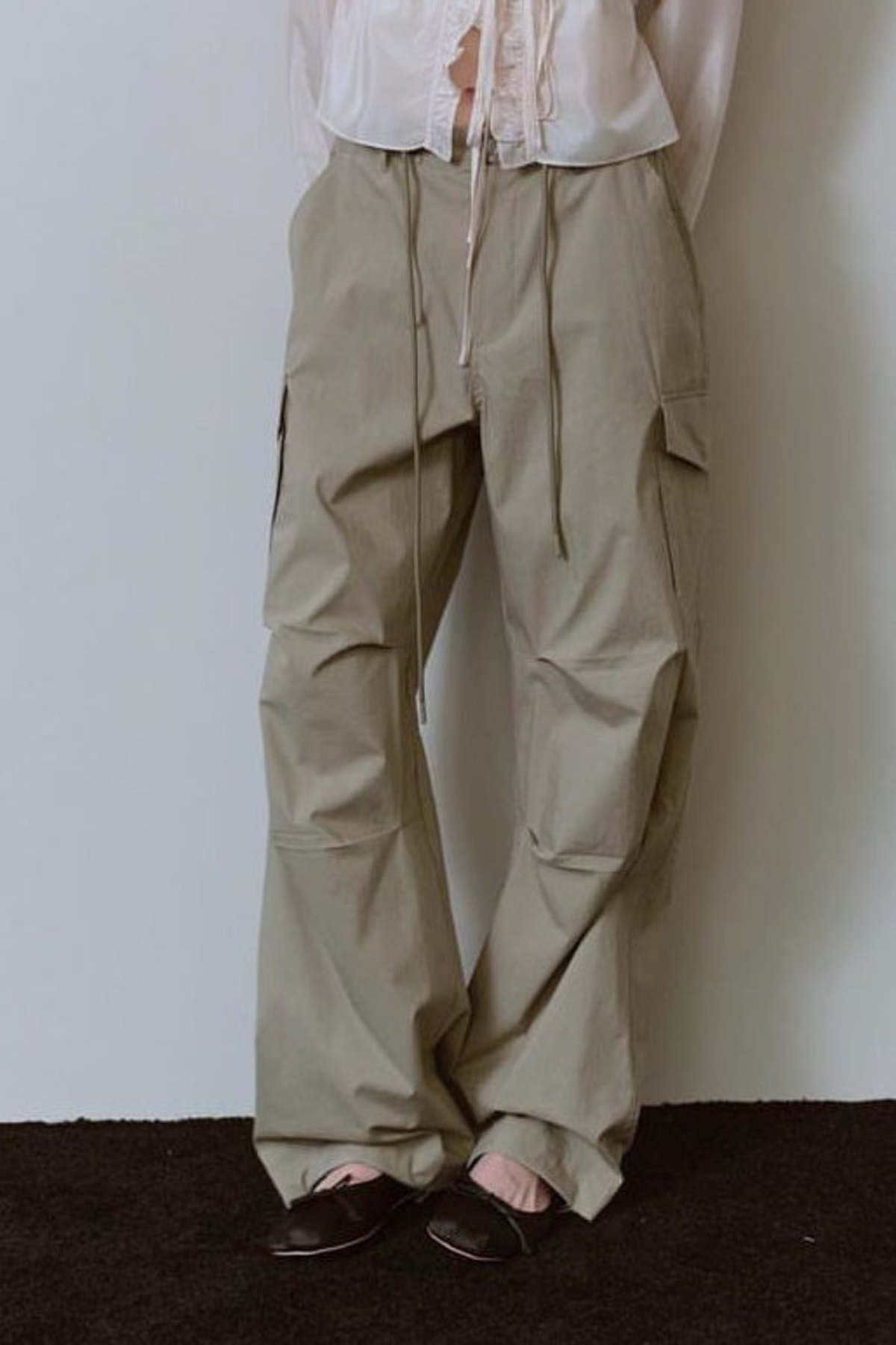 JOWA. String Cargo Pants - Khaki | Garmentory