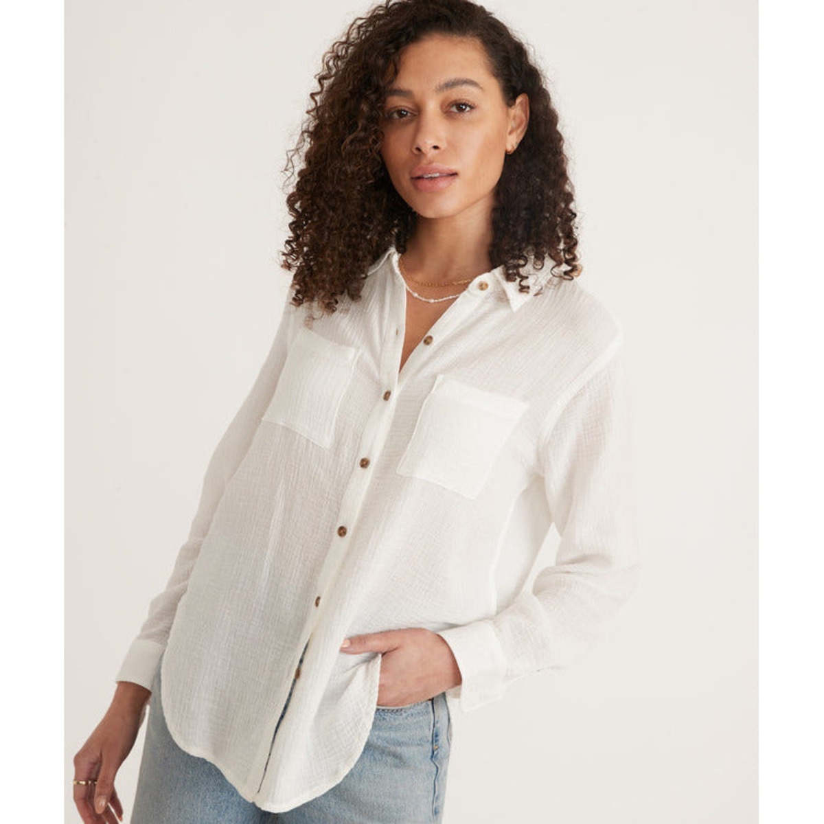 Marine Layer Double Cloth Button Down | Garmentory