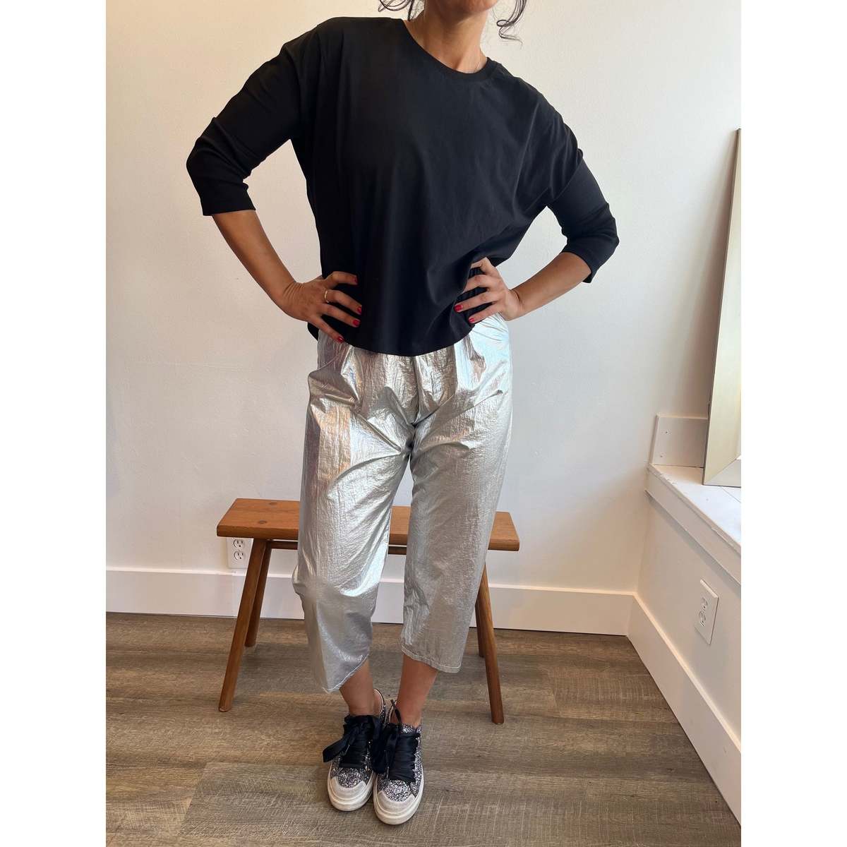 UZI NYC Pants - Silver | Garmentory