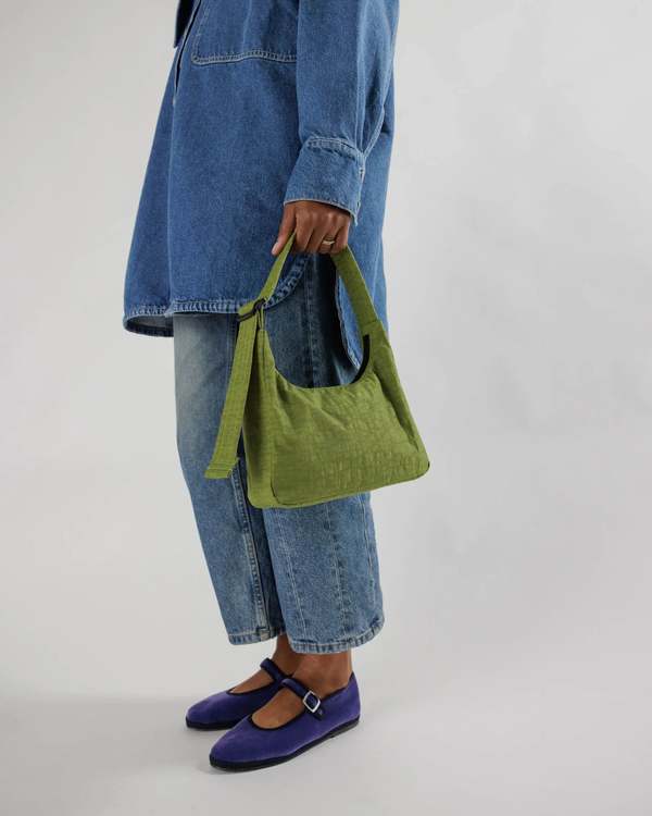 BAGGU Mini Nylon Shoulder Bag - Avocado | Garmentory