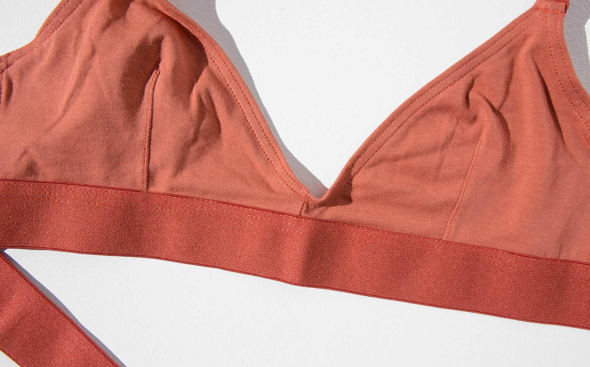 The Nude Label Basic Bra - Rust | Garmentory